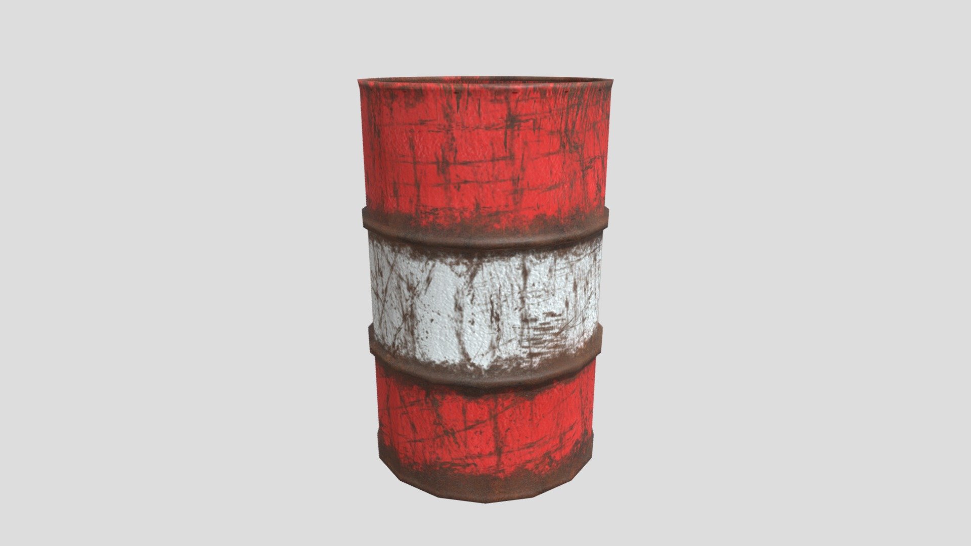 Metal Barrel - Download Free 3D model by Heisenberg (@Gertol) [88bc247 ...