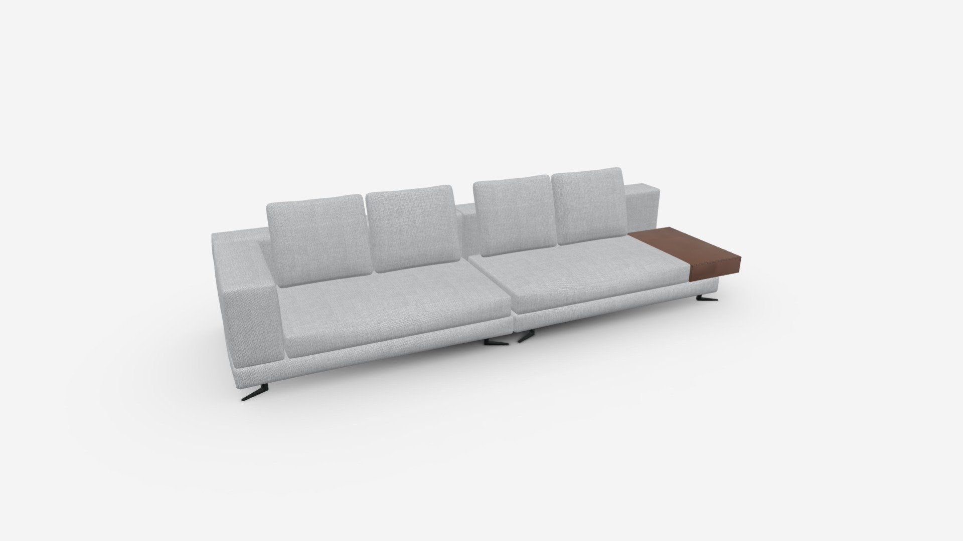 12. Sofá Turim - Brum Design - 3D model by Arch Tech Tour (@archtechtour) [88bd861] - Sketchfab