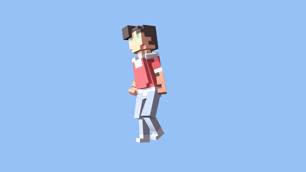 voxel human - A 3D model collection by JimmyRaynor - Sketchfab