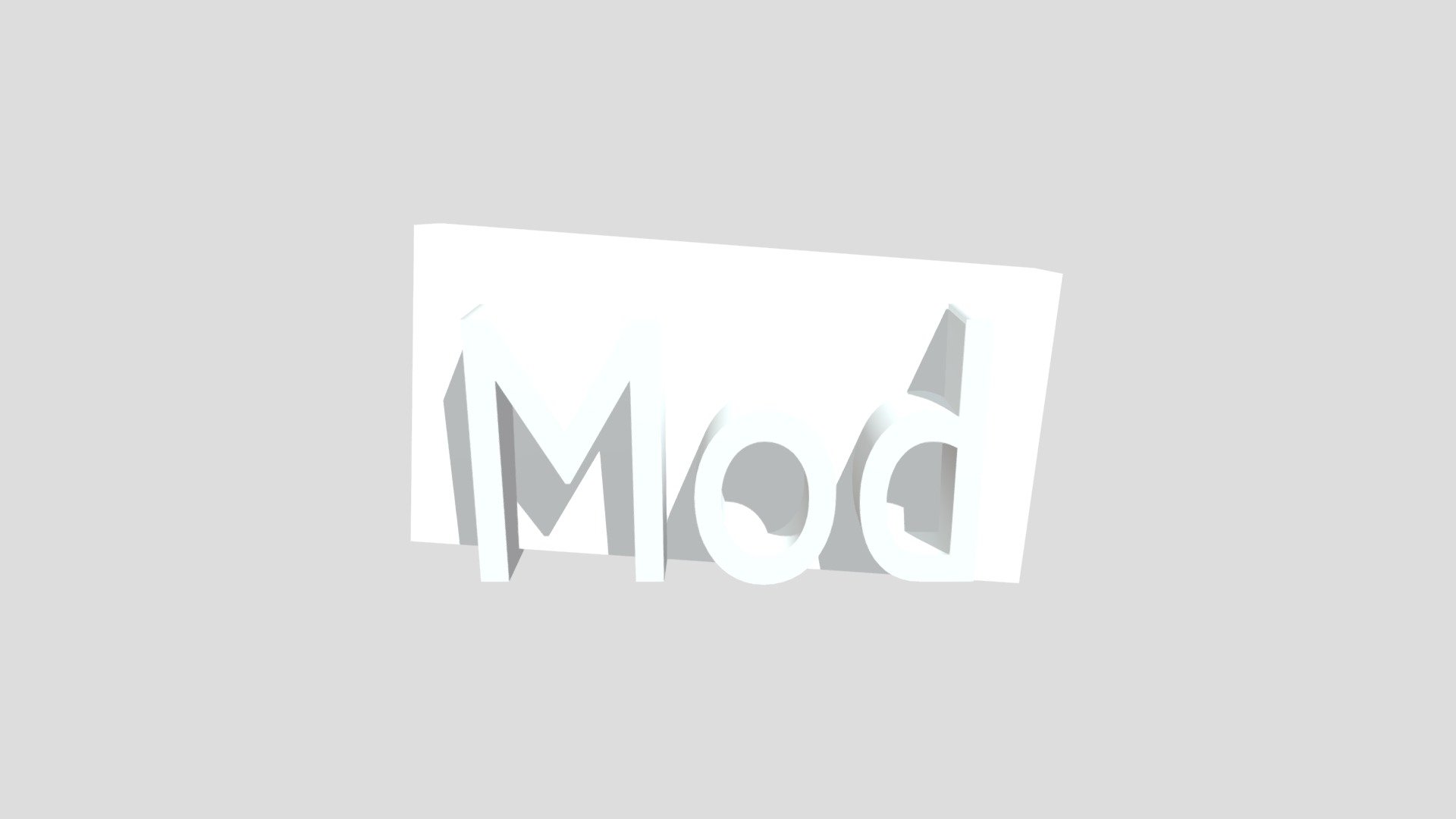 Mod Badge - Download Free 3D model by atrimble838 [88bf4e5] - Sketchfab