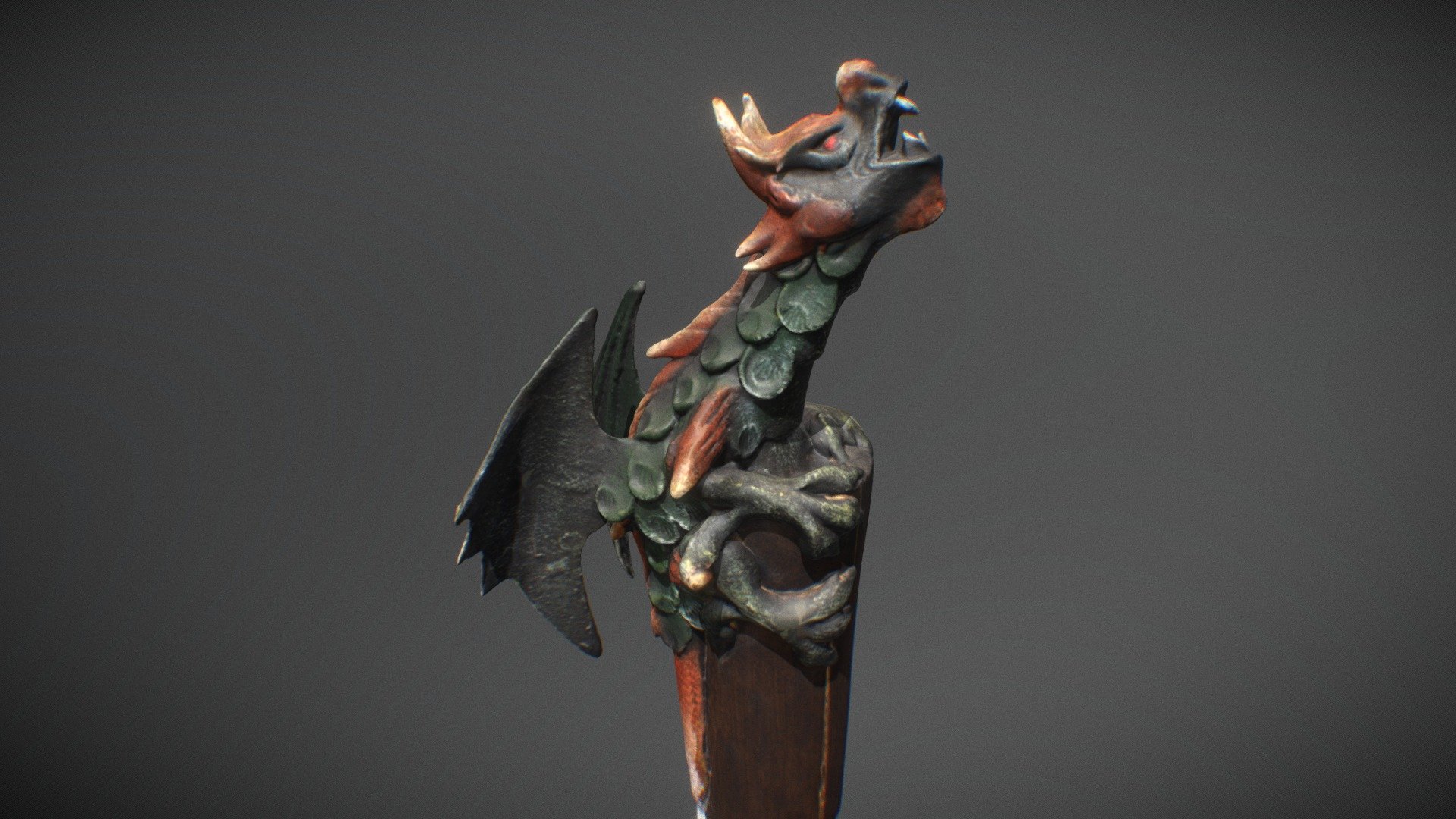 Dragon - 3D model by ADrealtime [88bf7ef] - Sketchfab