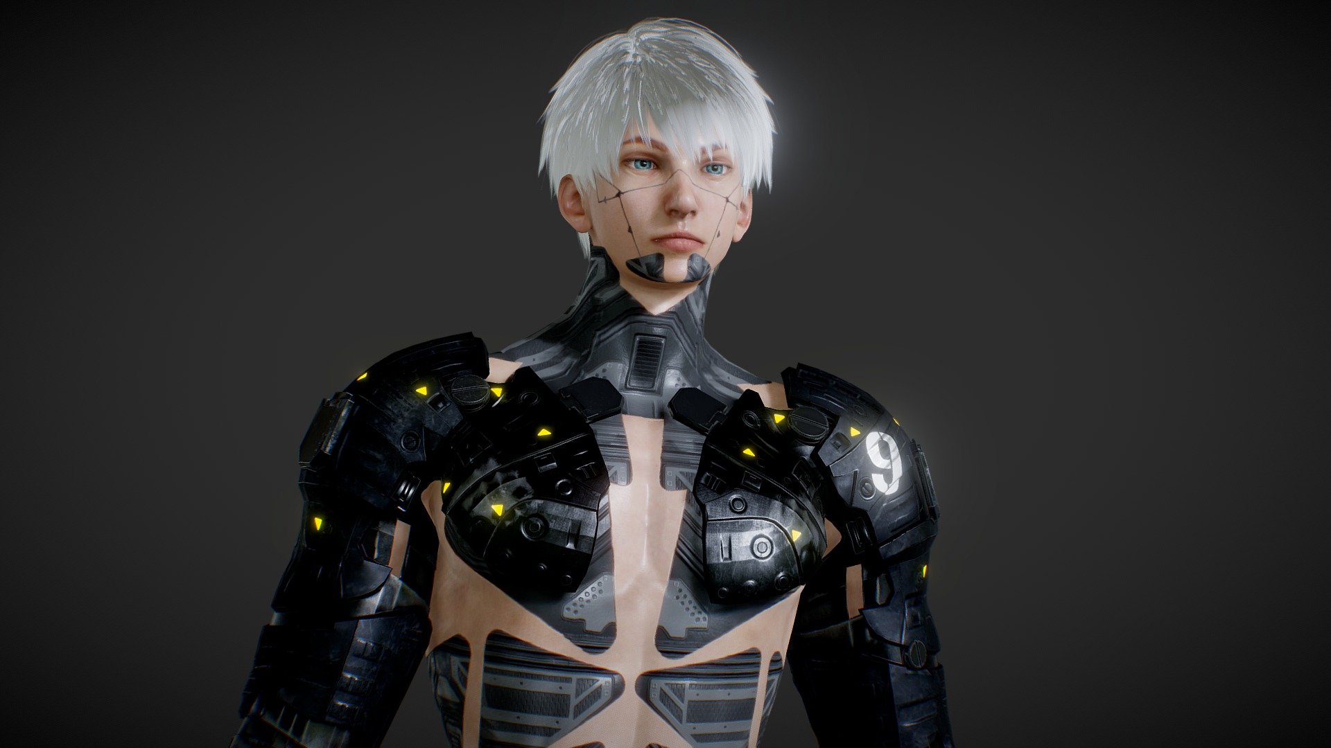 Character Cyberpunk By Oscar Creativo - Buy Royalty Free 3D model by ...