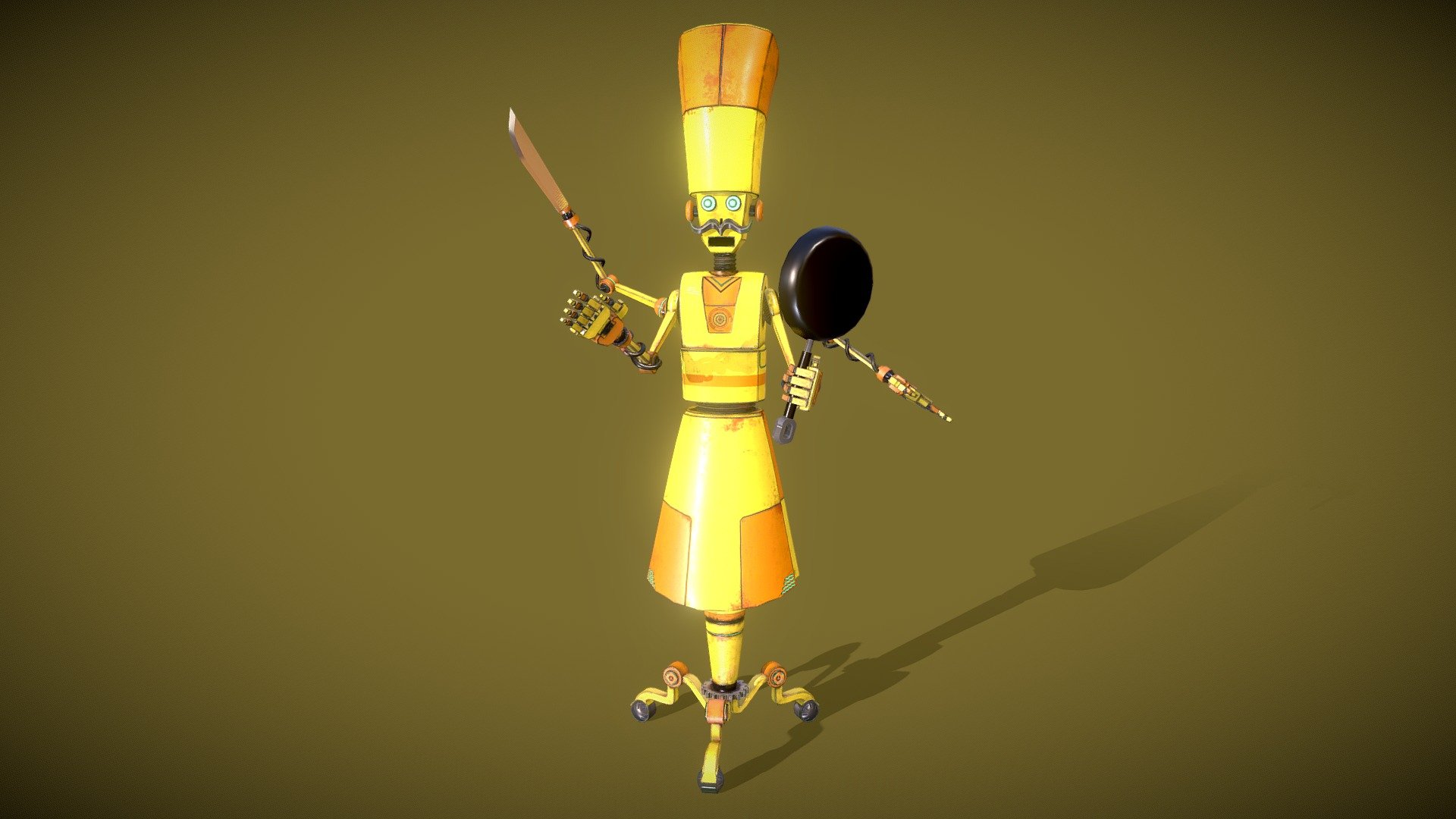 Chef Bot - Buy Royalty Free 3D model by AVR Creative (@avrcreative ...