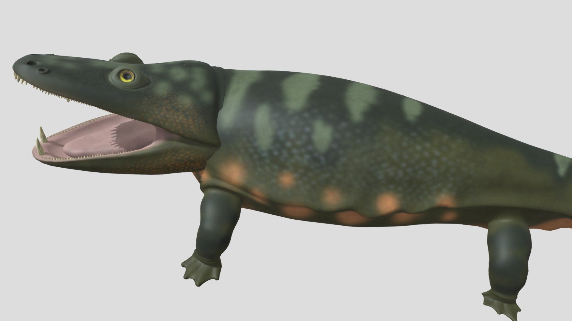 mastodonsaurus - Download Free 3D model by seth the yutyrannus ...
