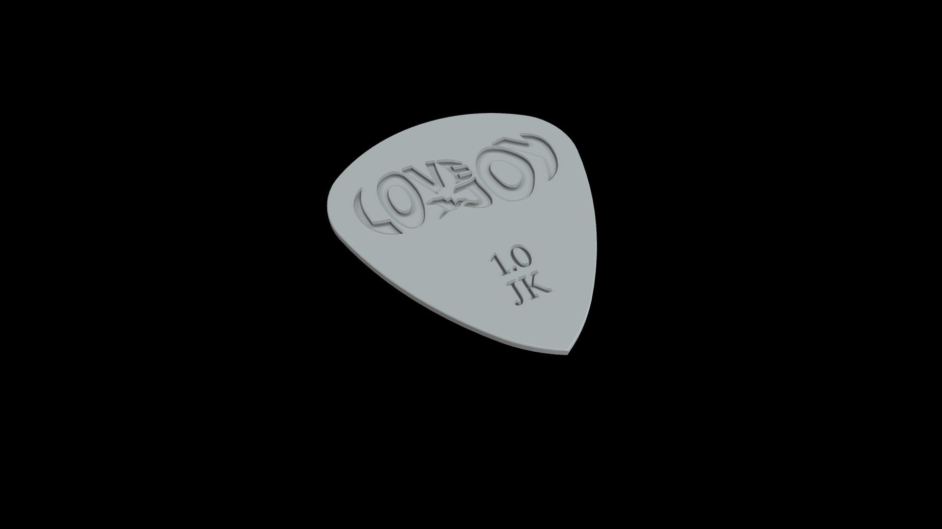 Lovejoy Pick (Pebble Brain) 1.0 mm - Download Free 3D model by ...