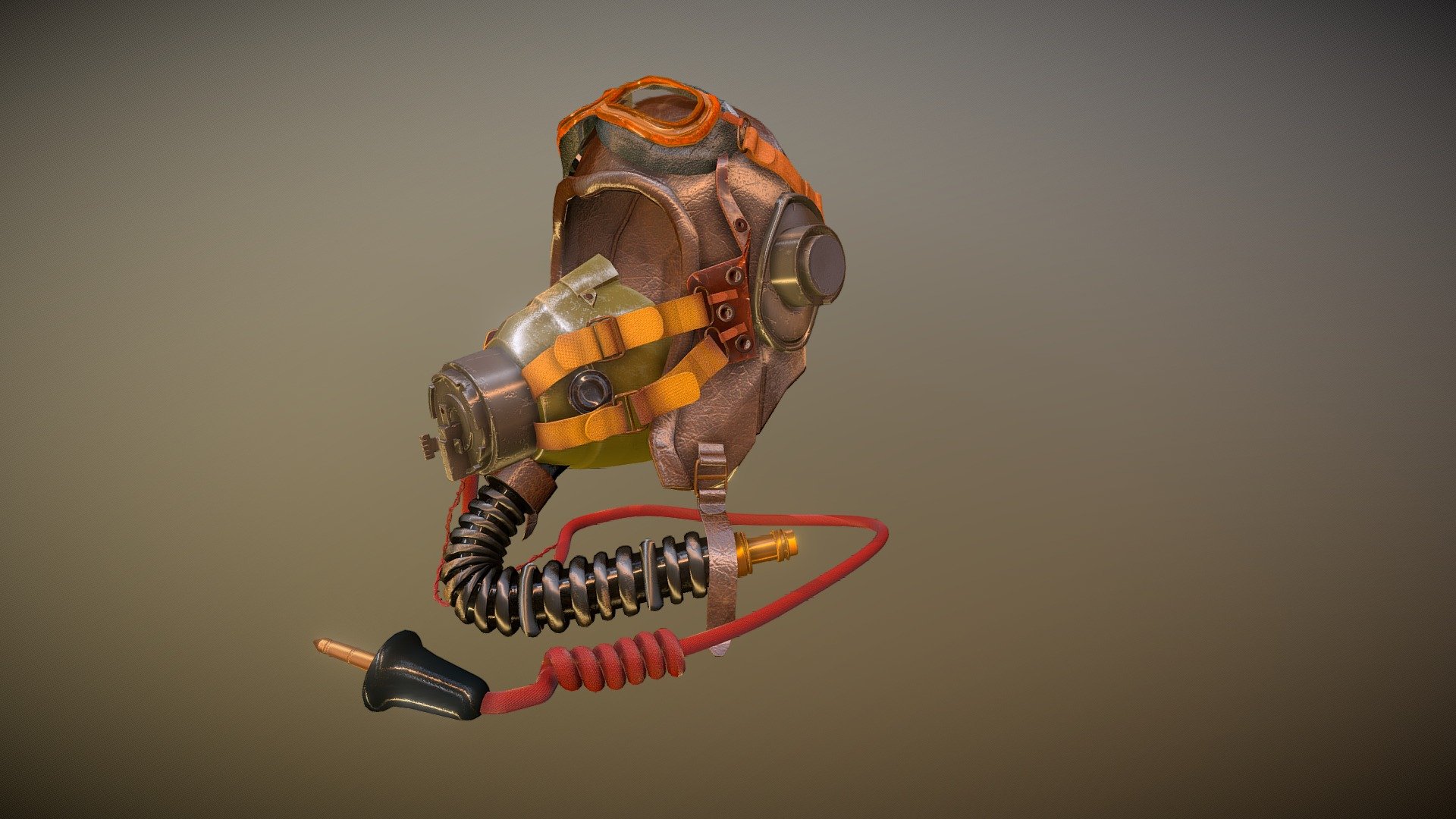 WW2 Aviator Helmet - Download Free 3D model by Lazaro Acosta ...