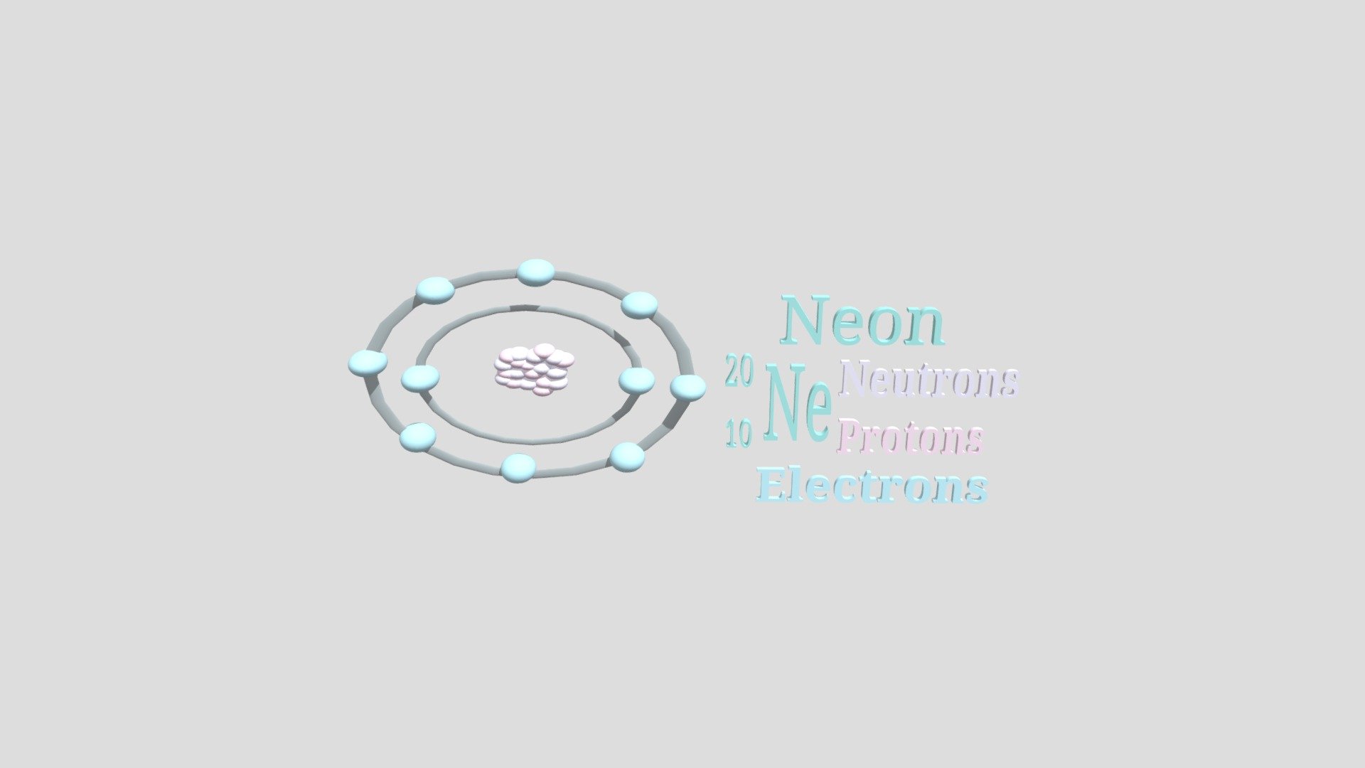 Jordyn Neon Atom Model - 3D model by Mrs.martinez [88c5846] - Sketchfab