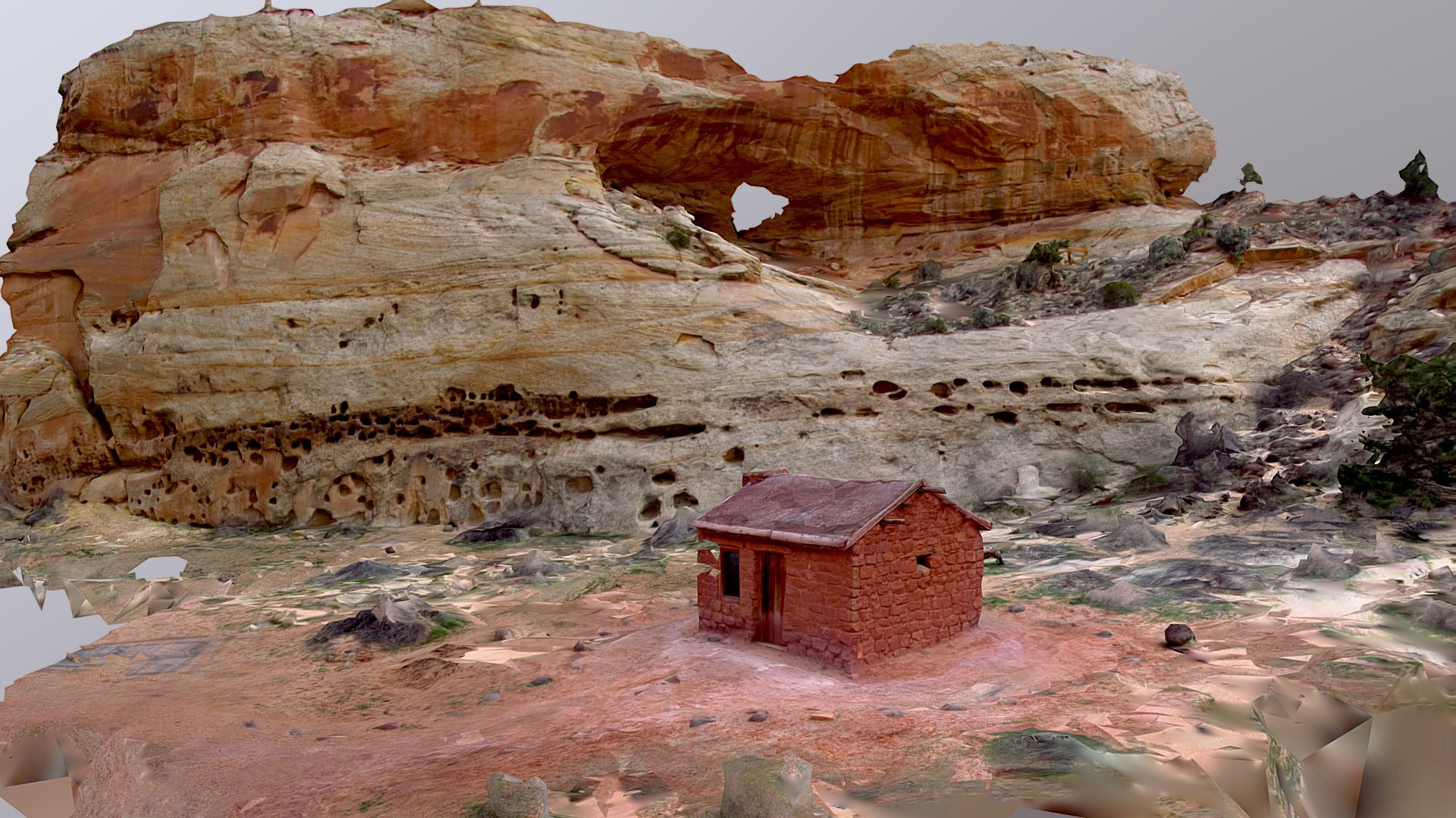 Cabin Capitol Reef, Utah textured model - 3D model by John Toeppen ...