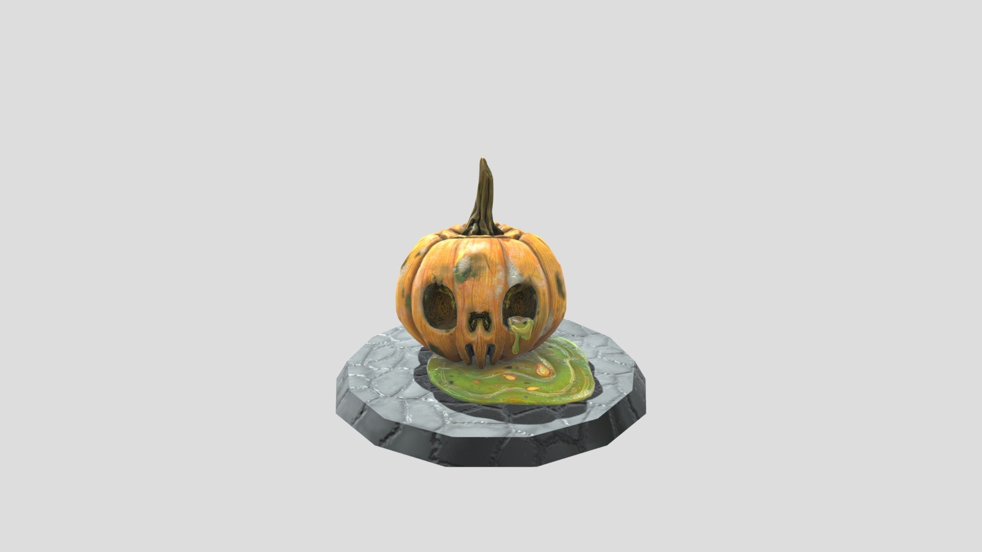 Mouldy Skull Pumpkin - 3D model by teodoraminetos [88c8778] - Sketchfab