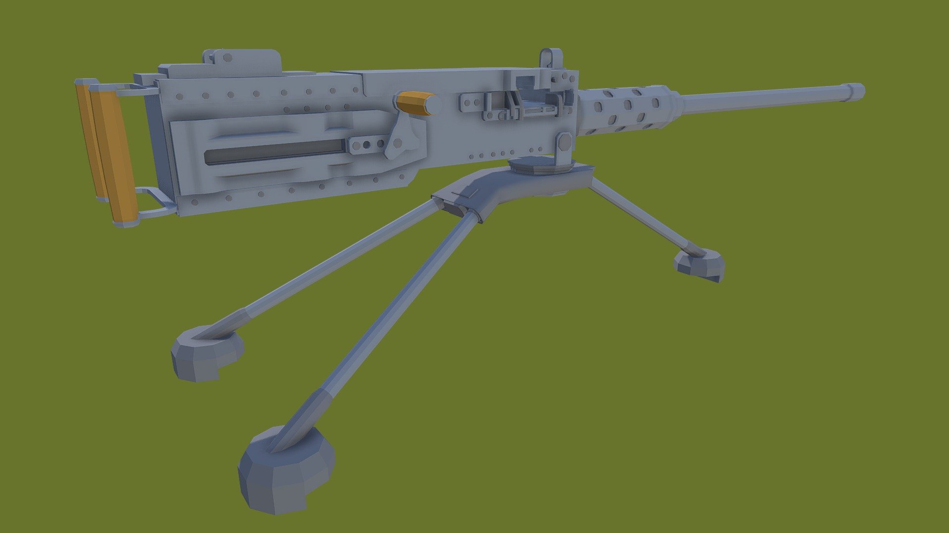 M2 Browning HMG - 3D model by MinixMe [88c8beb] - Sketchfab