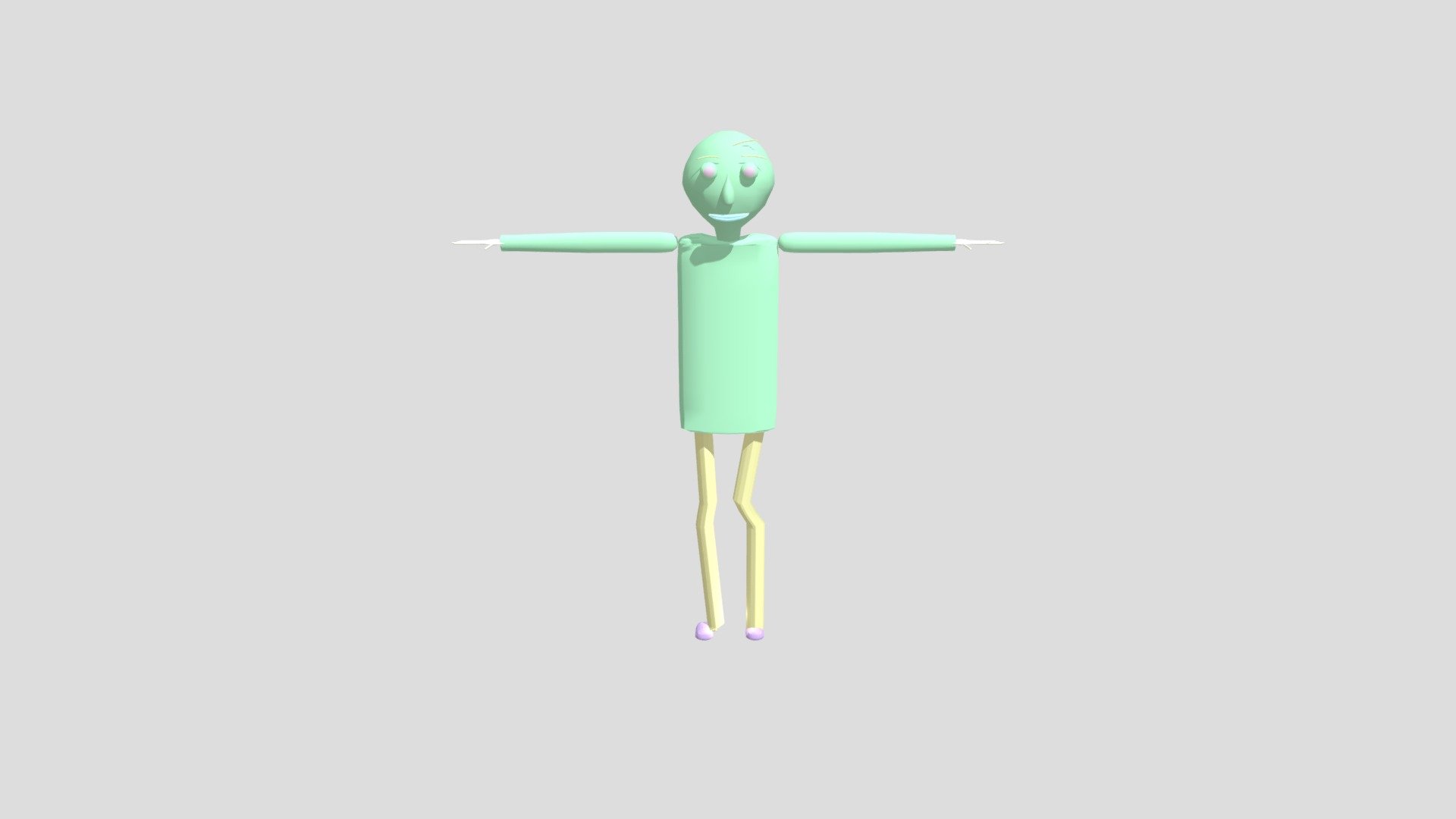 Baldi V3 but baldimore9 - Download Free 3D model by ...