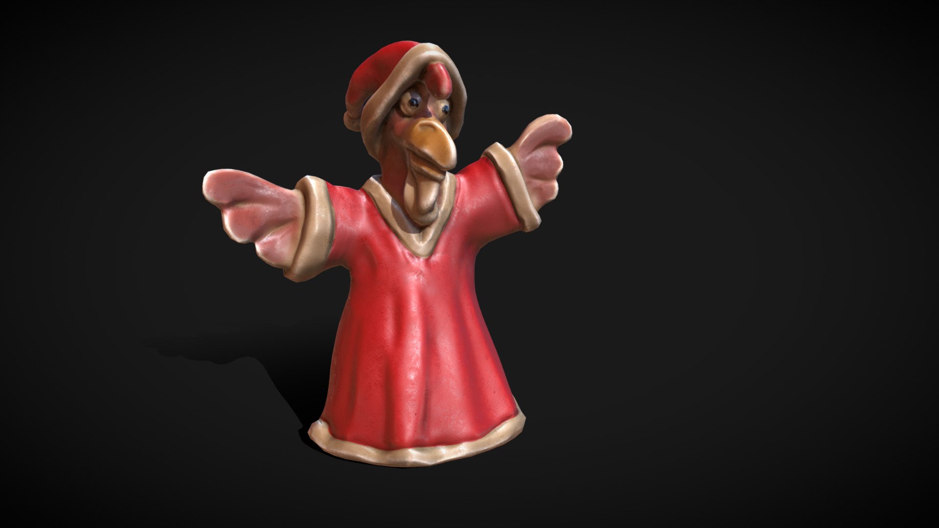 Chicken Santa - Buy Royalty Free 3D model by Silas Merlin (@silasmerlin ...