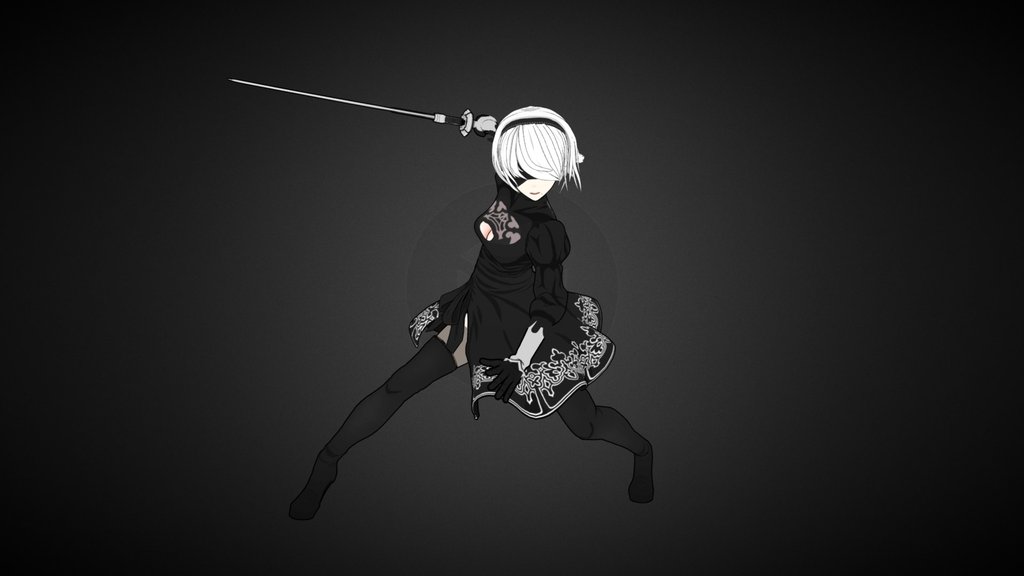 Nier Automata - A 3D model collection by Mr.YoRHa (@mryorha) - Sketchfab