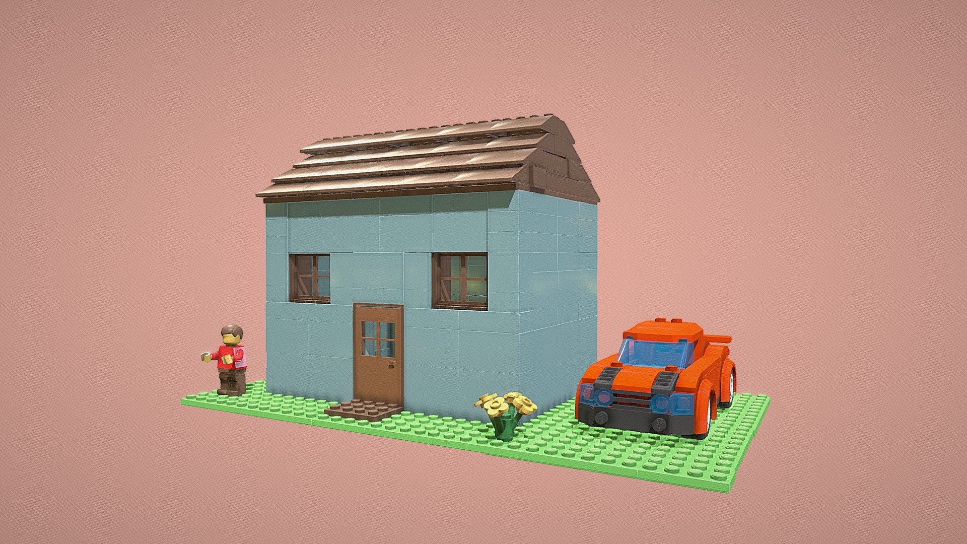 Lego House - 3D model by abi (@abicreates.jpg) [88cb977] - Sketchfab