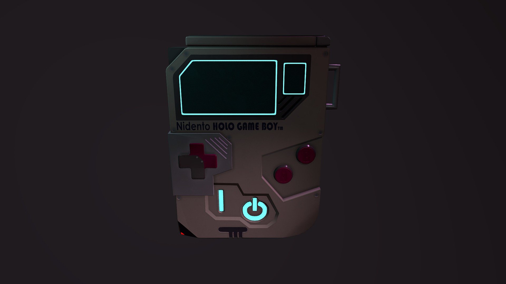 Sci-Fi Game boy 3D recreation - Download Free 3D model by Jess Westhead ...
