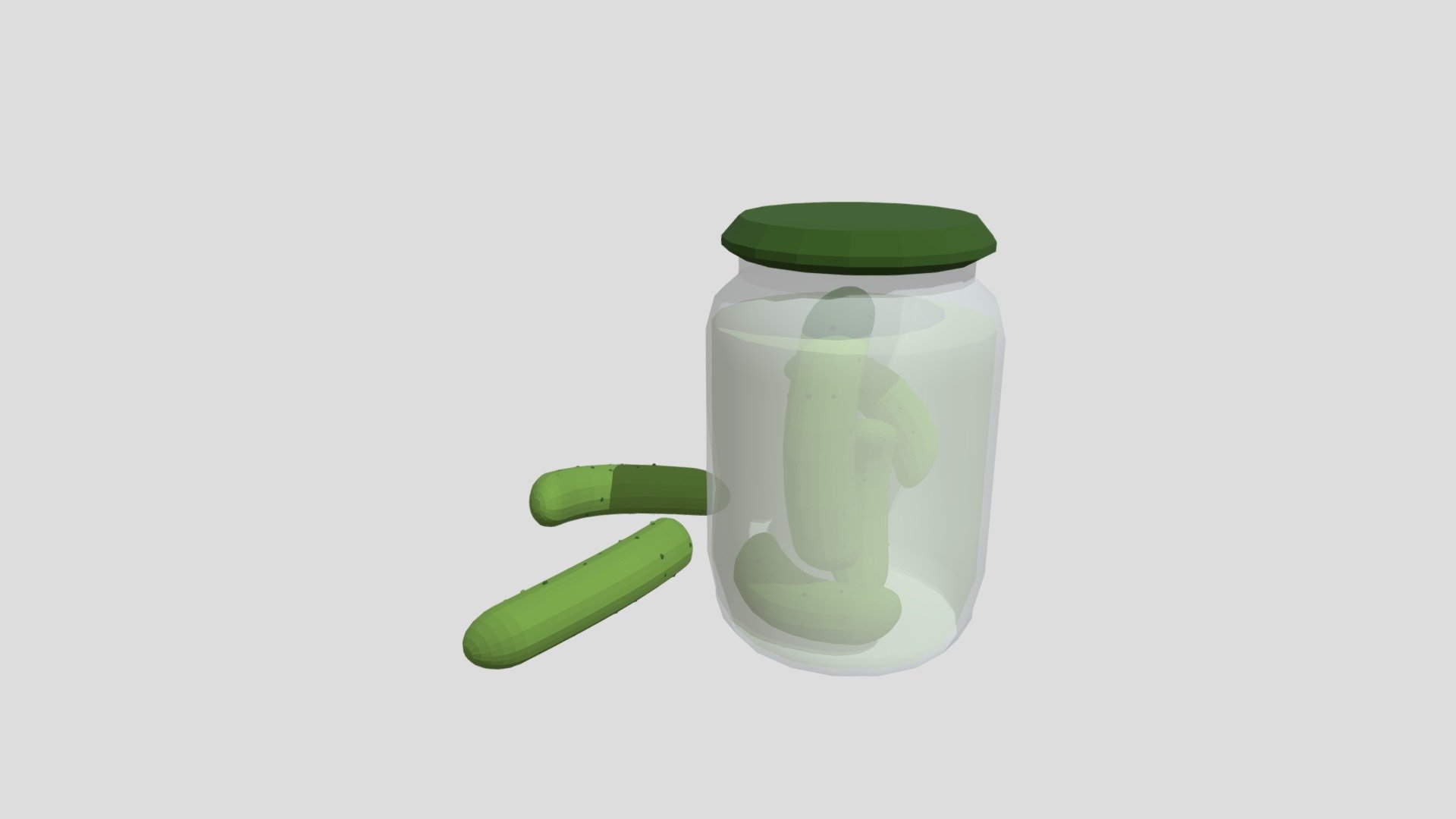 Pickle jar from Poly by Google - Download Free 3D model by IronEqual ...