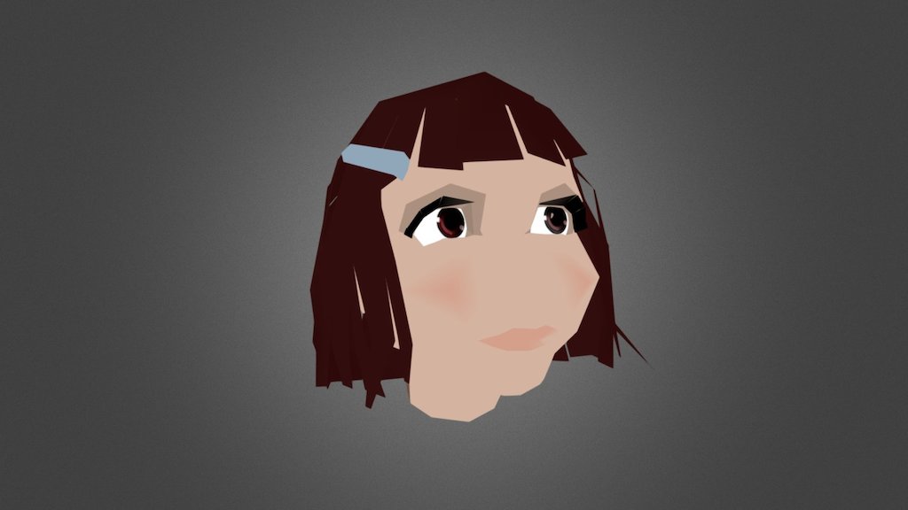 Lina - lowpoly head - 3D model by Maf'j Alvarez (@blujay) [88d1d9e] - Sketchfab