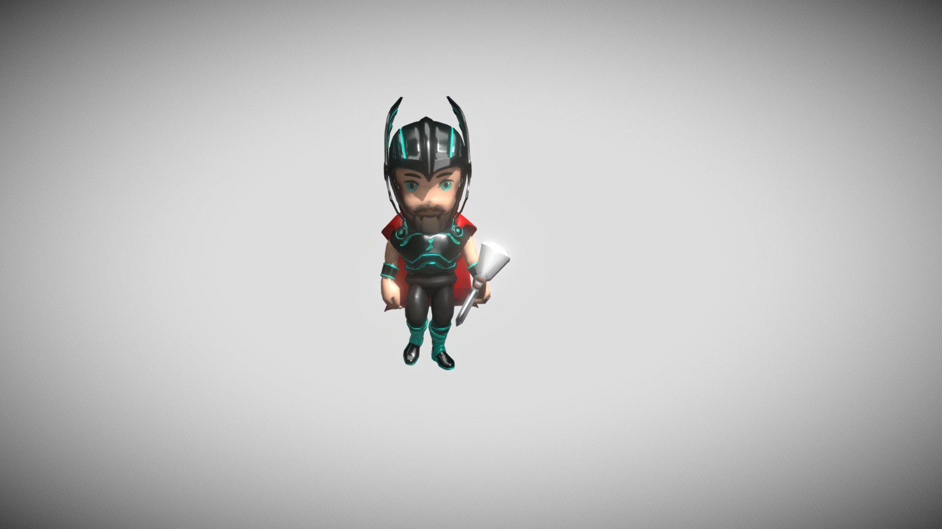 Thor - Walking With Axes - 3D model by Post_Scriptum123 (@Post ...