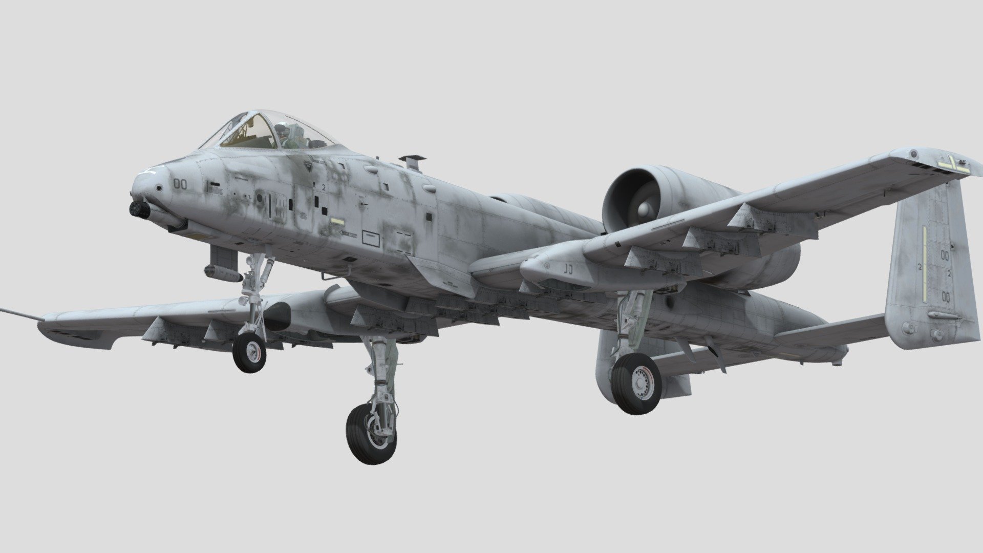 A-10C Thunderbolt II - 3D model by Ryan Carter (@RYAN_CArter) [88d2be6 ...