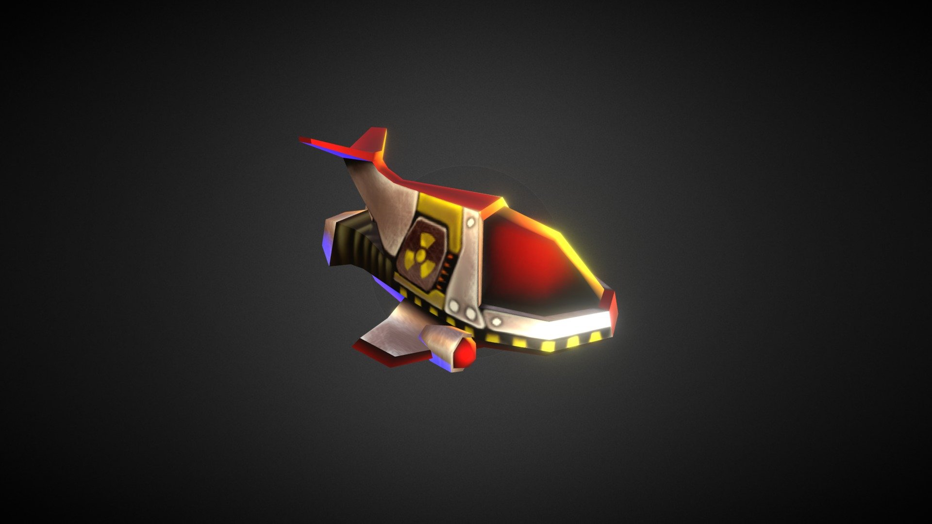 Lowpoly Spaceship - Buy Royalty Free 3D model by Akseley [88d5151 ...