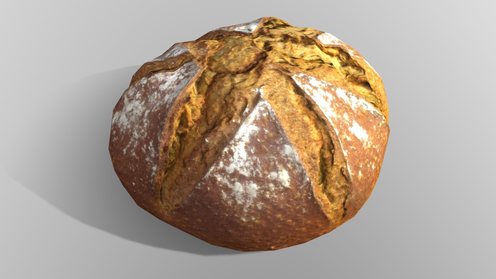 Loaf of bread - Low poly - 3D model by alficaSO [88d760e] - Sketchfab