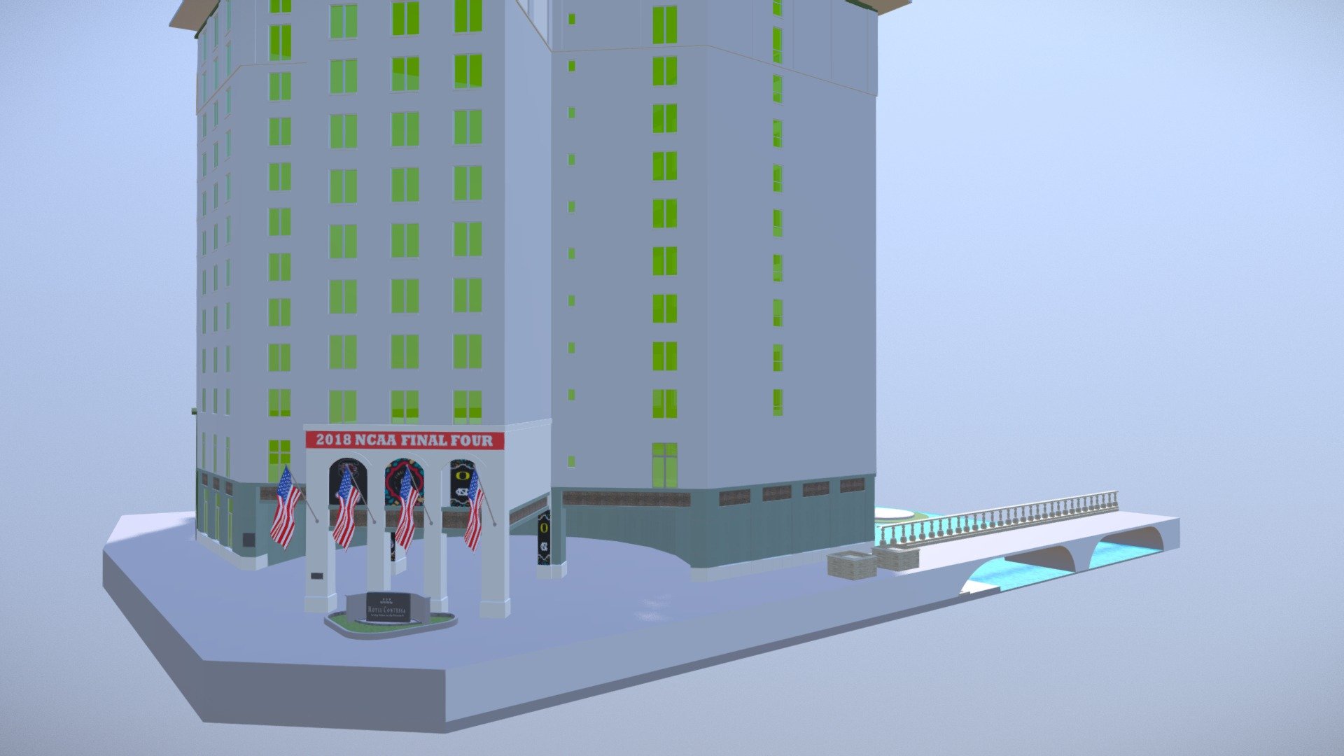 Hotel Contessa Working - 3D model by Titan Sign Company ...