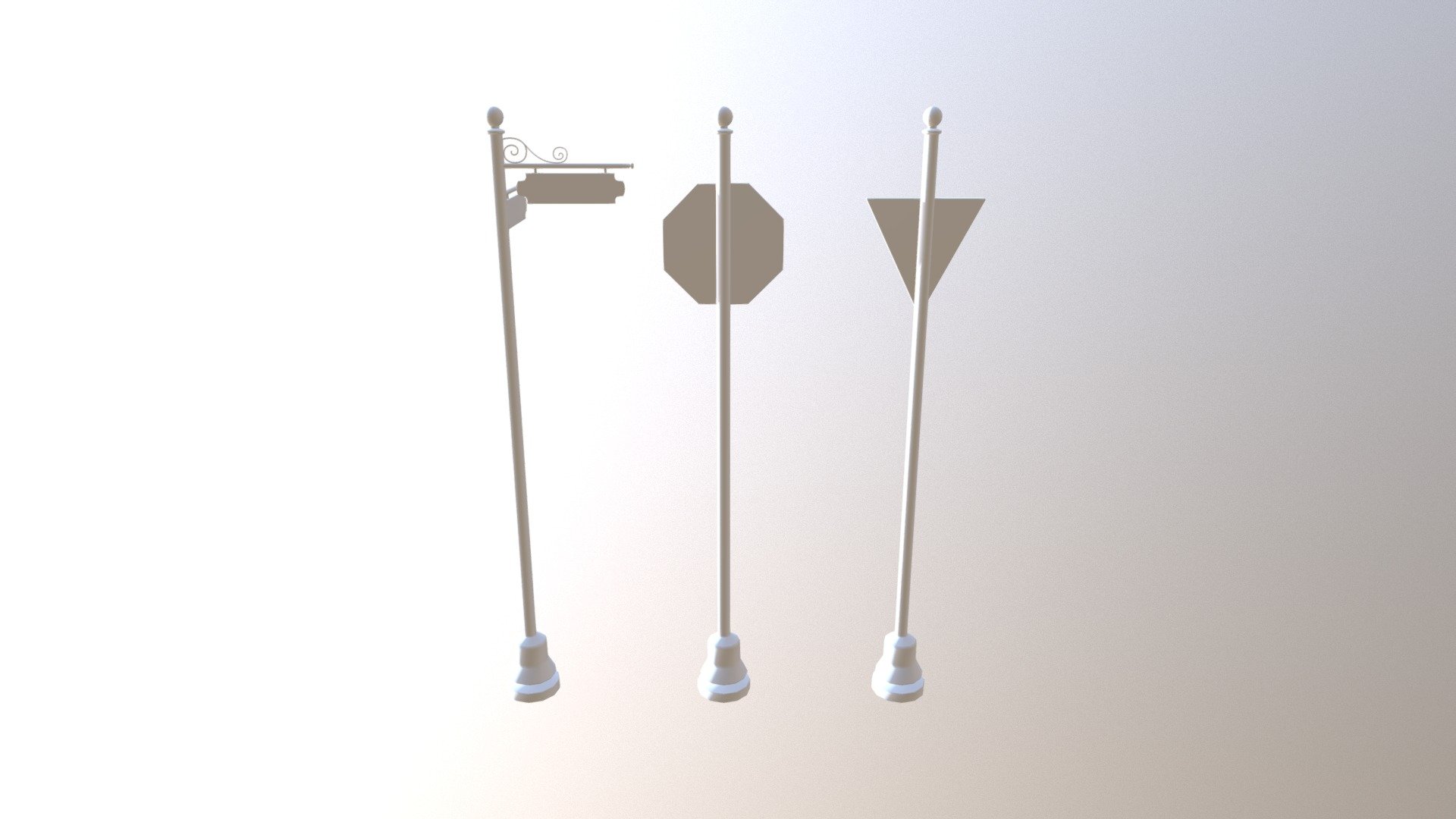 Signs - 3D model by ruizhan [88d97cb] - Sketchfab