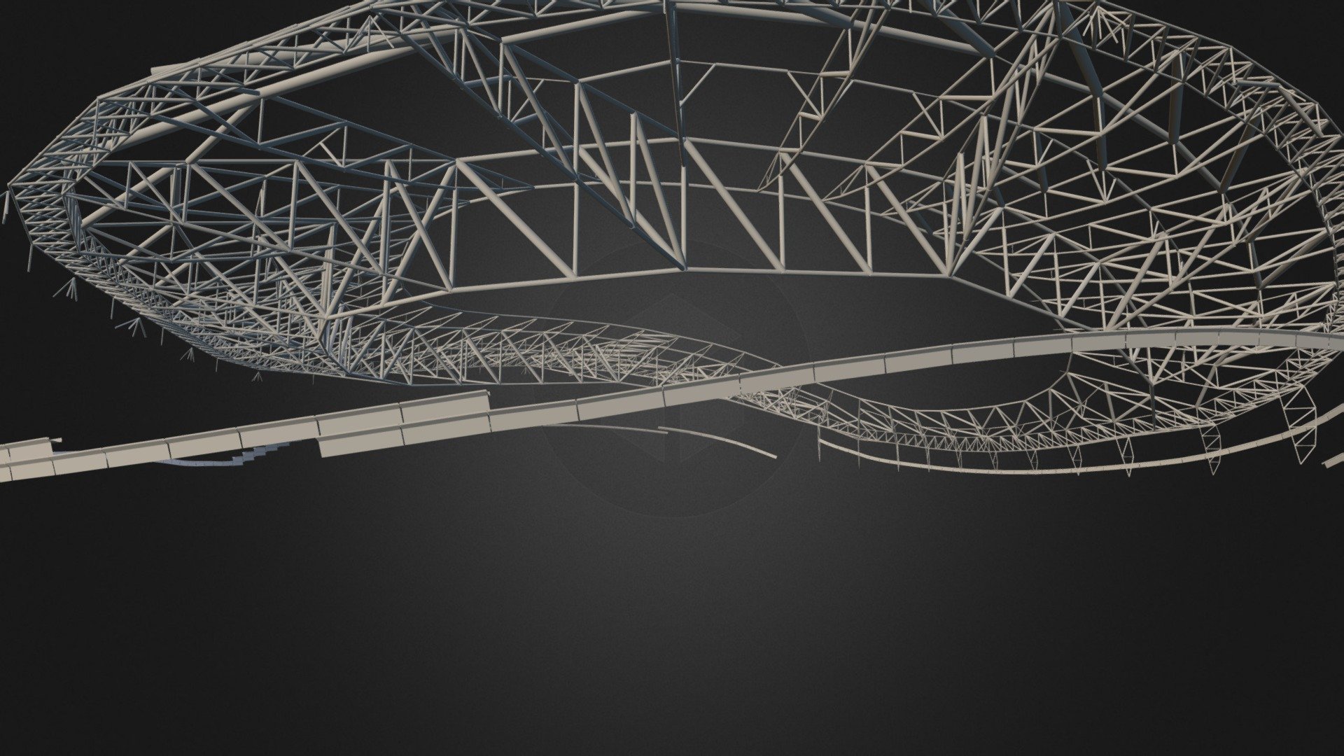 Aviva Stadium Structure - Download Free 3D model by r.hudson (@roly ...