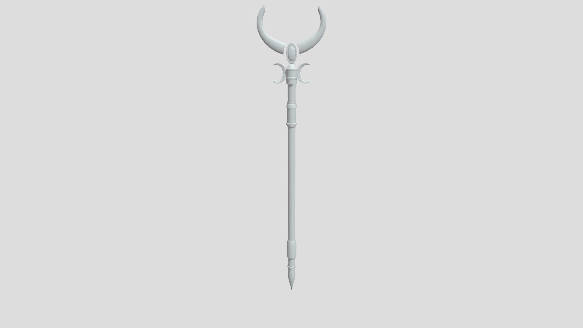 Moon Staff - 3D model by MrBlue4077 [88dbcc9] - Sketchfab