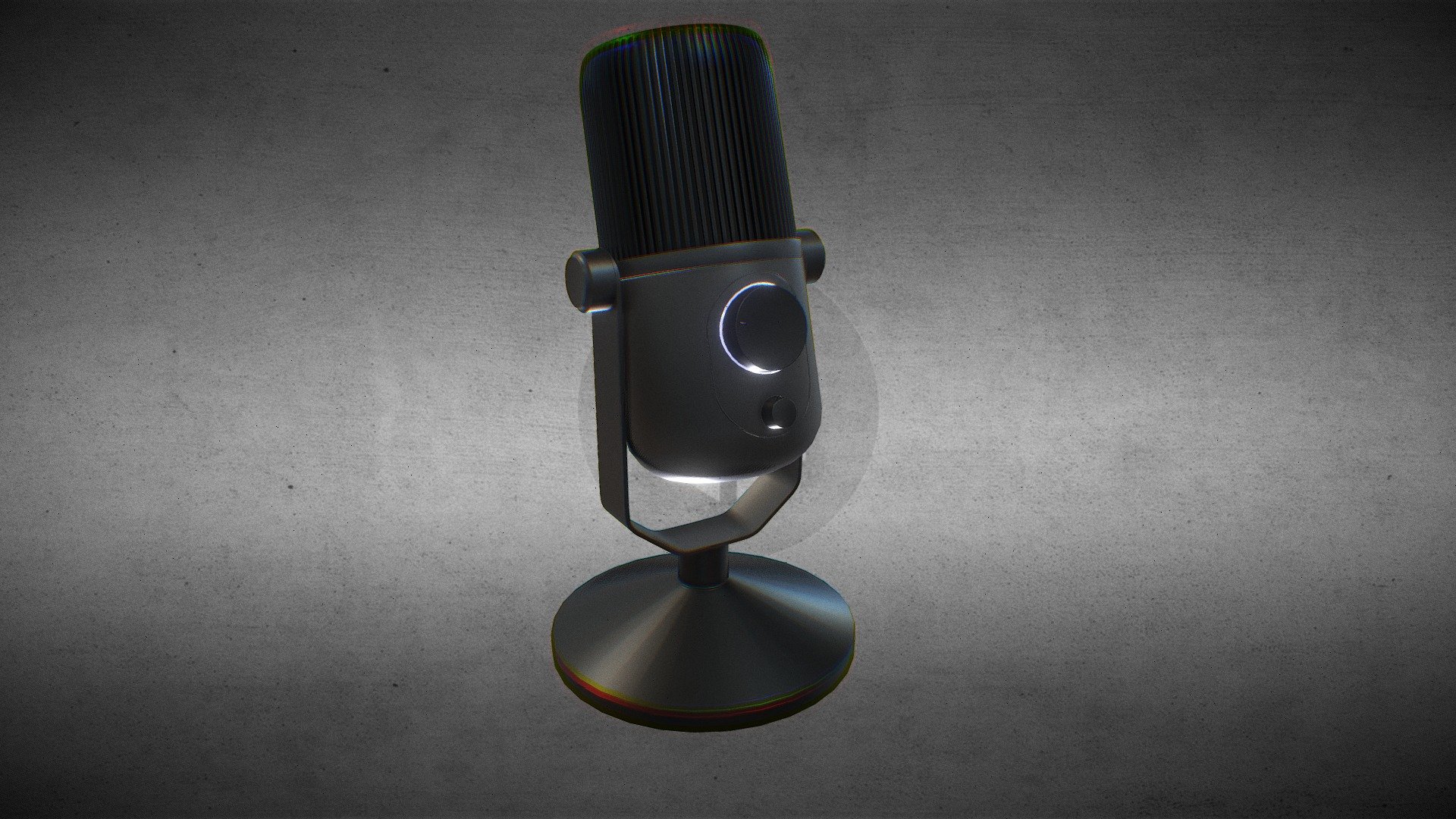 Microphone 3d Model - Download Free 3D model by Arham Abdullah ...