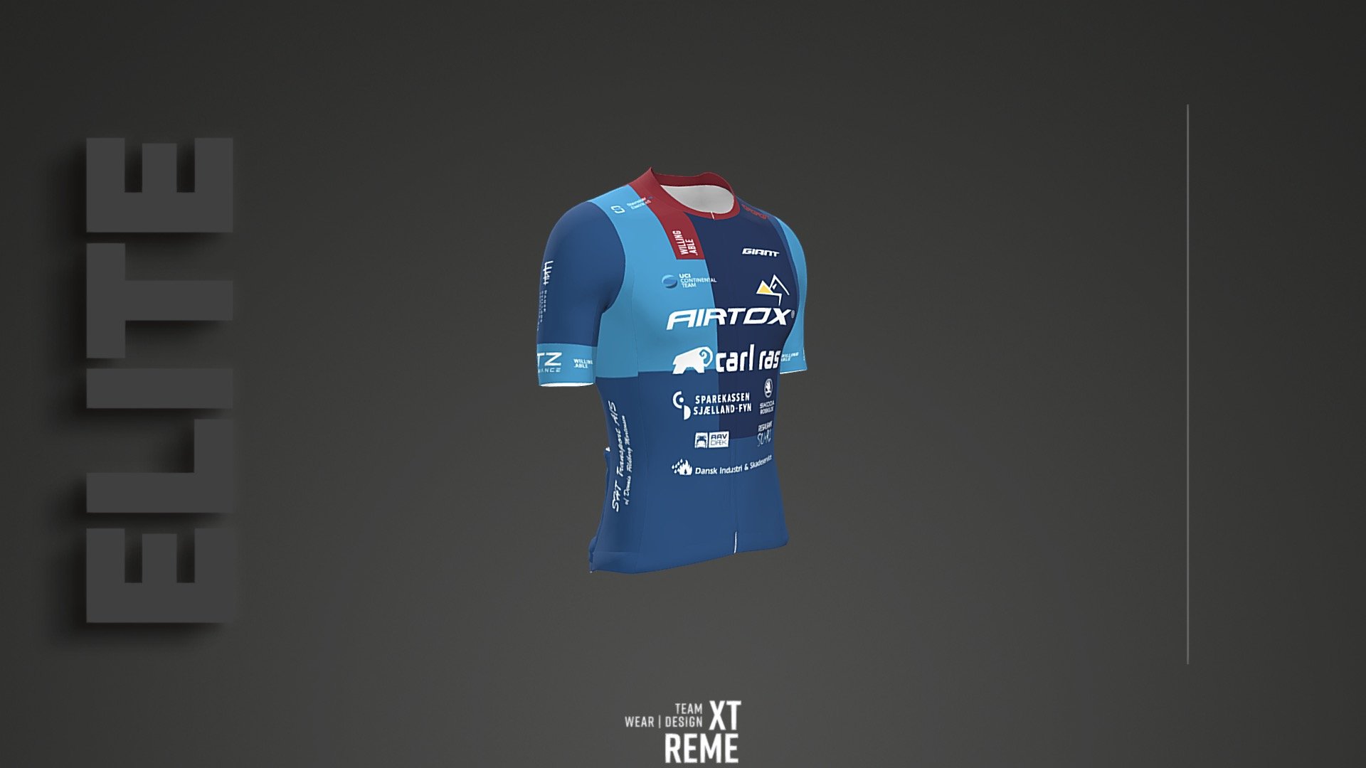 Team Airtox - Carl Ras - Elite jersey 03537 - 3D model by Konggaard ...