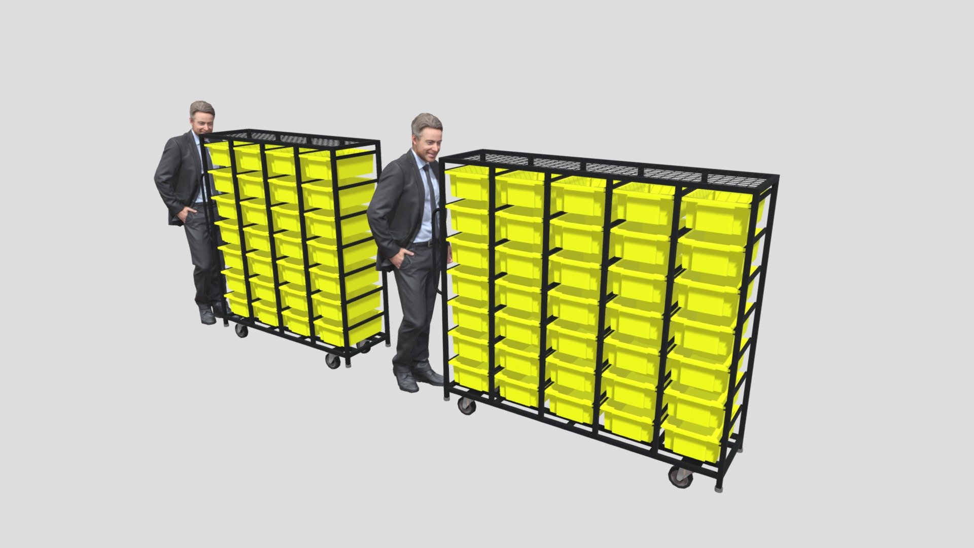 AW - MOB9660 Gratnell trolleys - 3D model by 3D-VIEW (@Jake ...