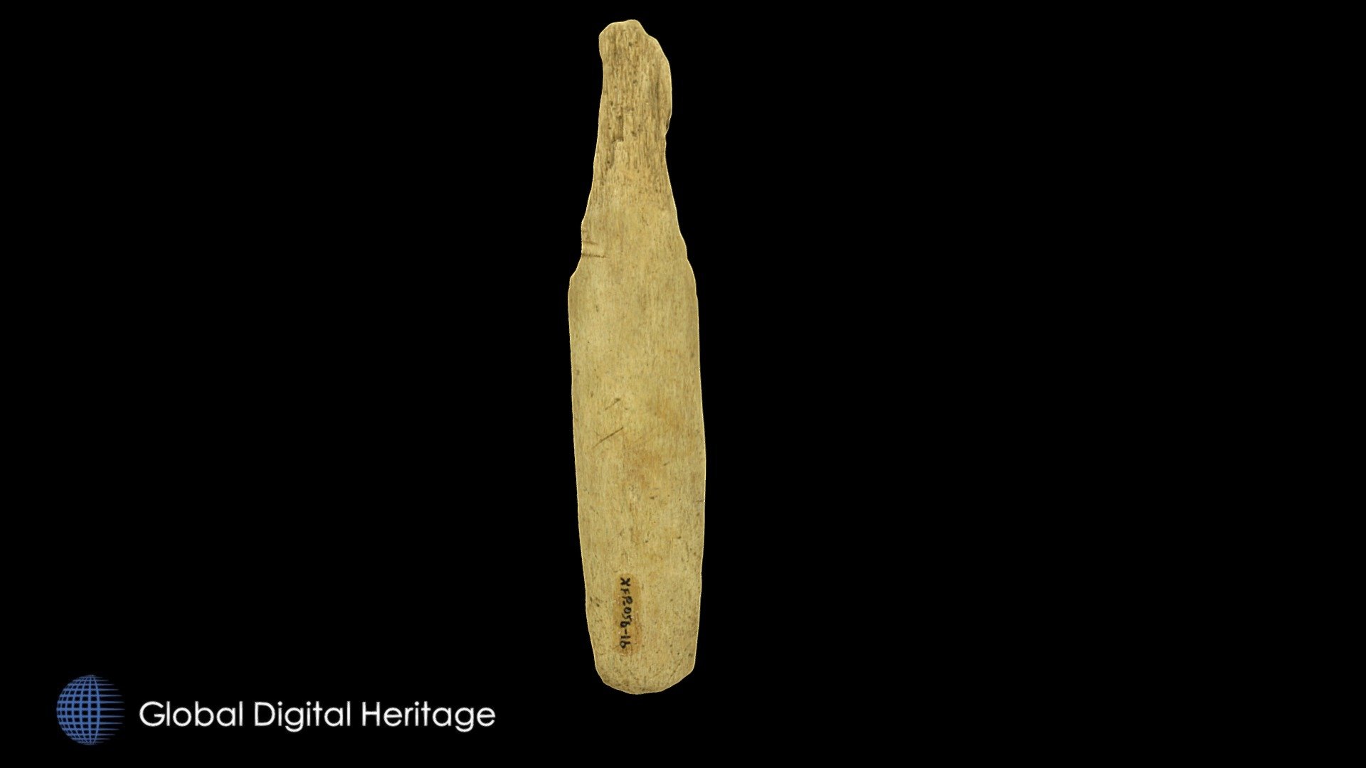 XFP-056-16 Whale bone club, Sanak Island, Alaska - Download Free 3D ...
