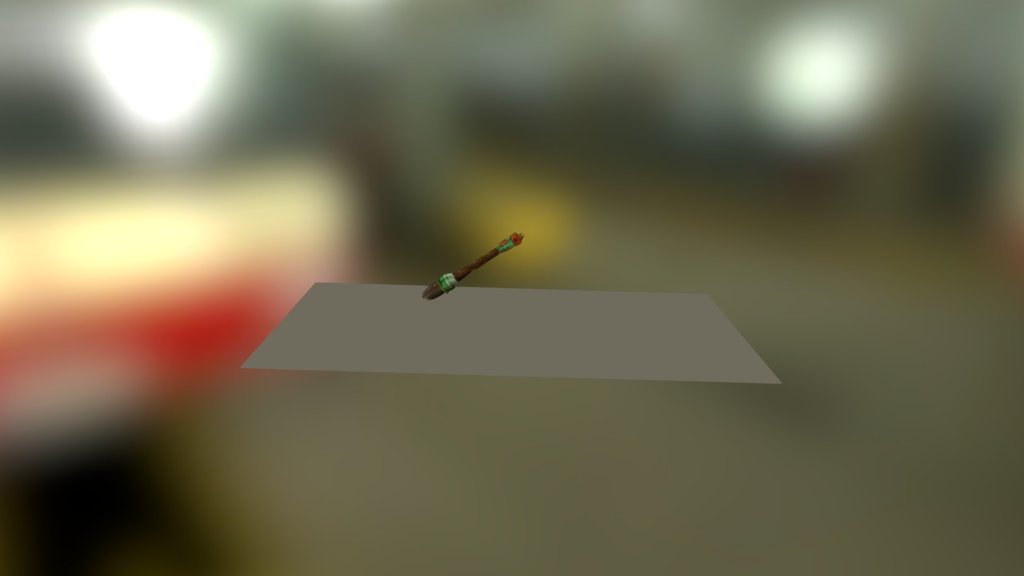 毛筆概念武器( Brush concept weapons) - 3D model by rocking2234567 [88e17e4 ...