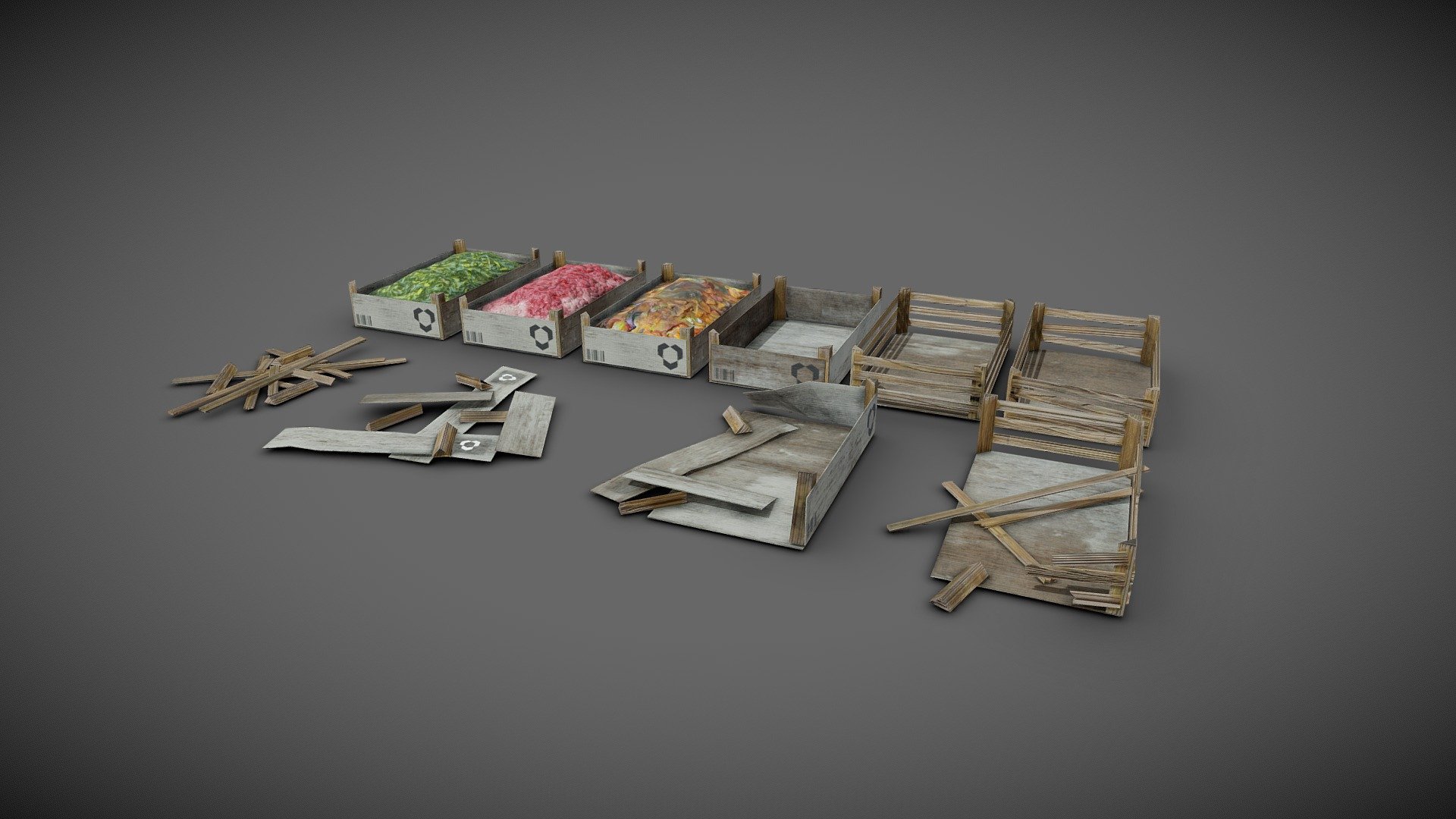 Trash - Buy Royalty Free 3D model by carlcapu9 [88e1840] - Sketchfab Store