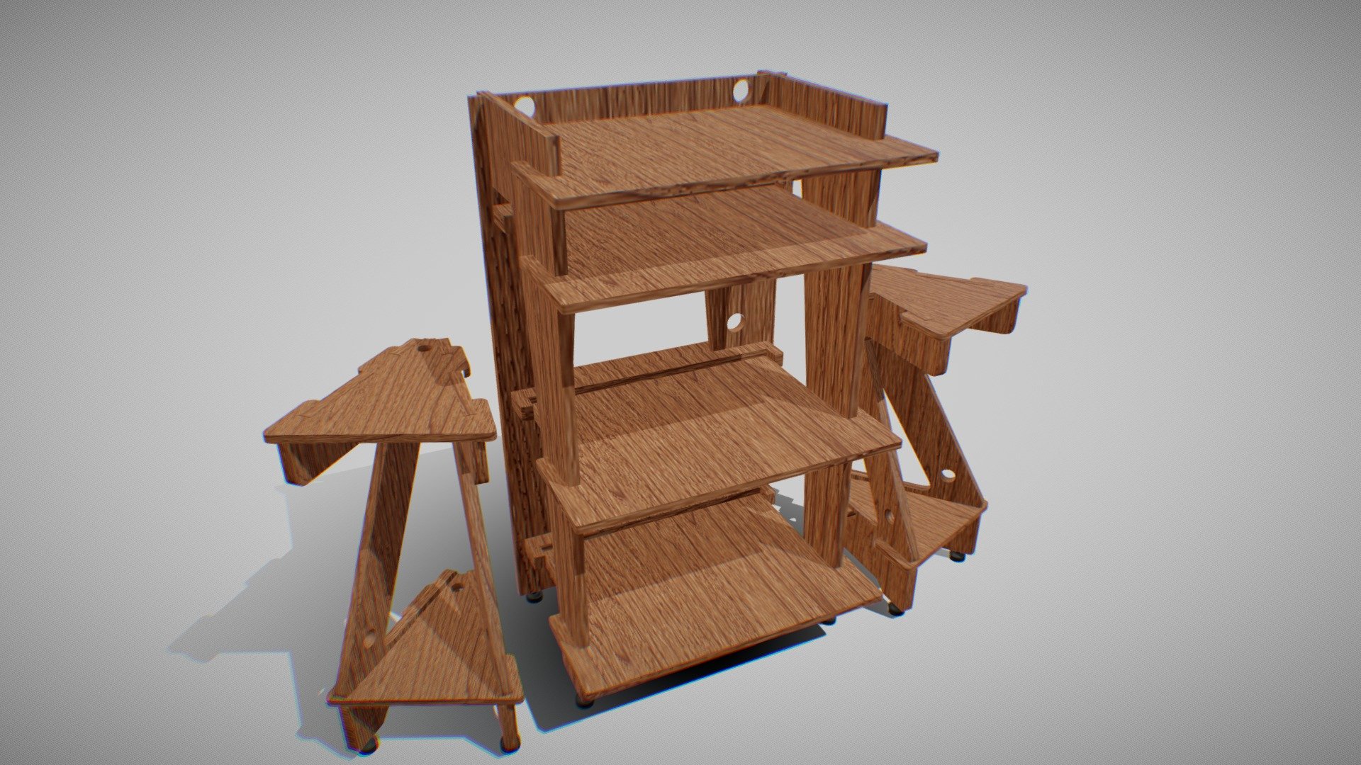 Electronics Stand - Download Free 3D model by charliebrown (@charlie12 ...