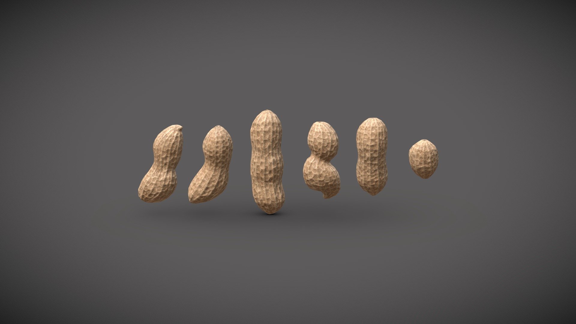 Peanuts - Buy Royalty Free 3D model by Gargore [88e45bd] - Sketchfab Store