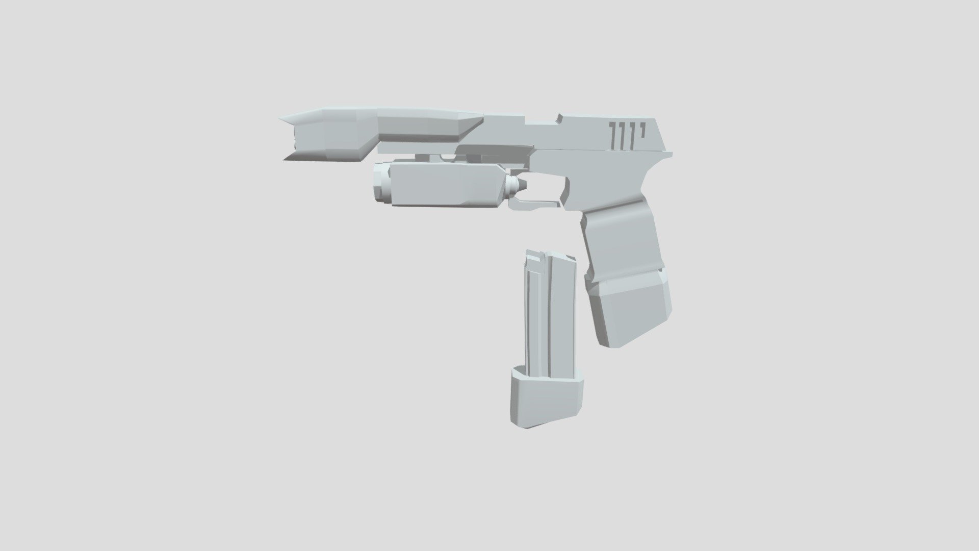 Smart Pistol - Download Free 3D model by Jonathan_J [88e4a28] - Sketchfab