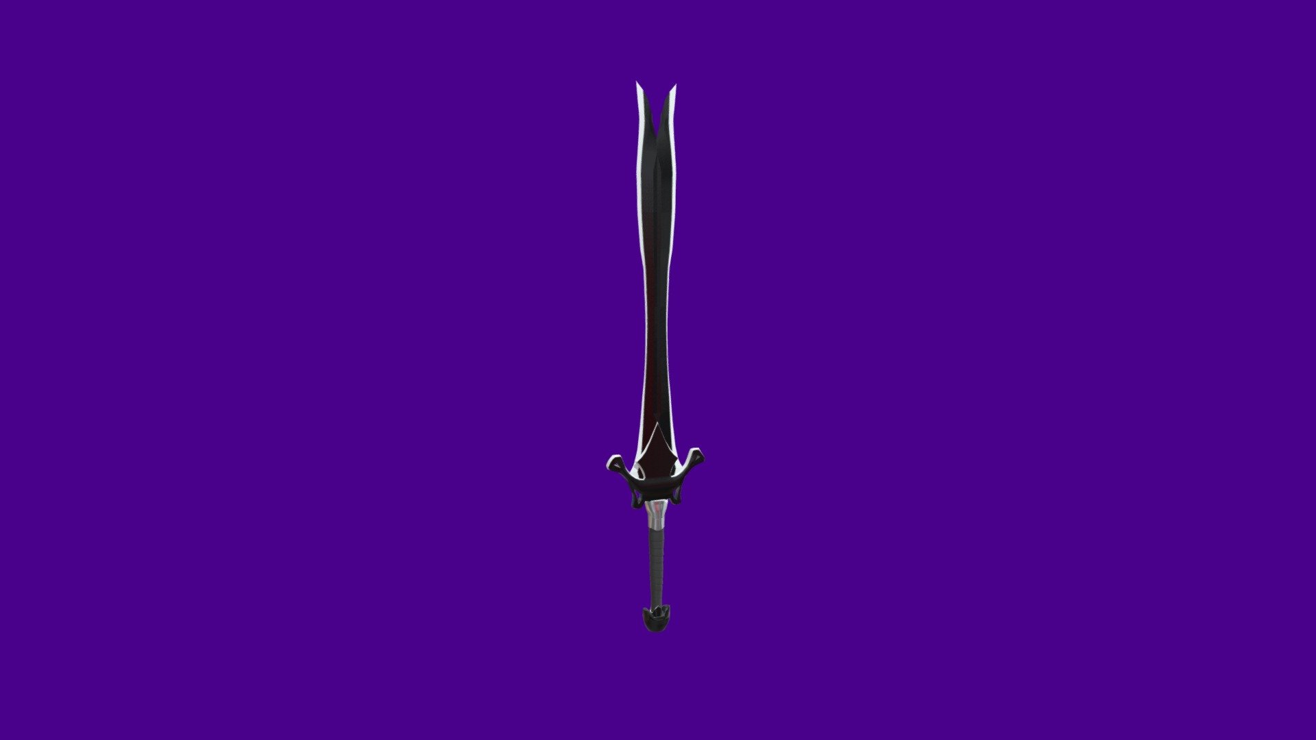 Ebony Sword - 3D model by WilsonJalen [88e6c5f] - Sketchfab