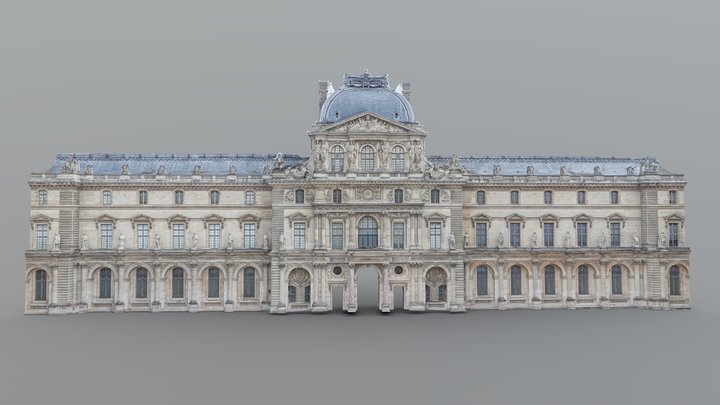 Louvre-museum 3D models - Sketchfab
