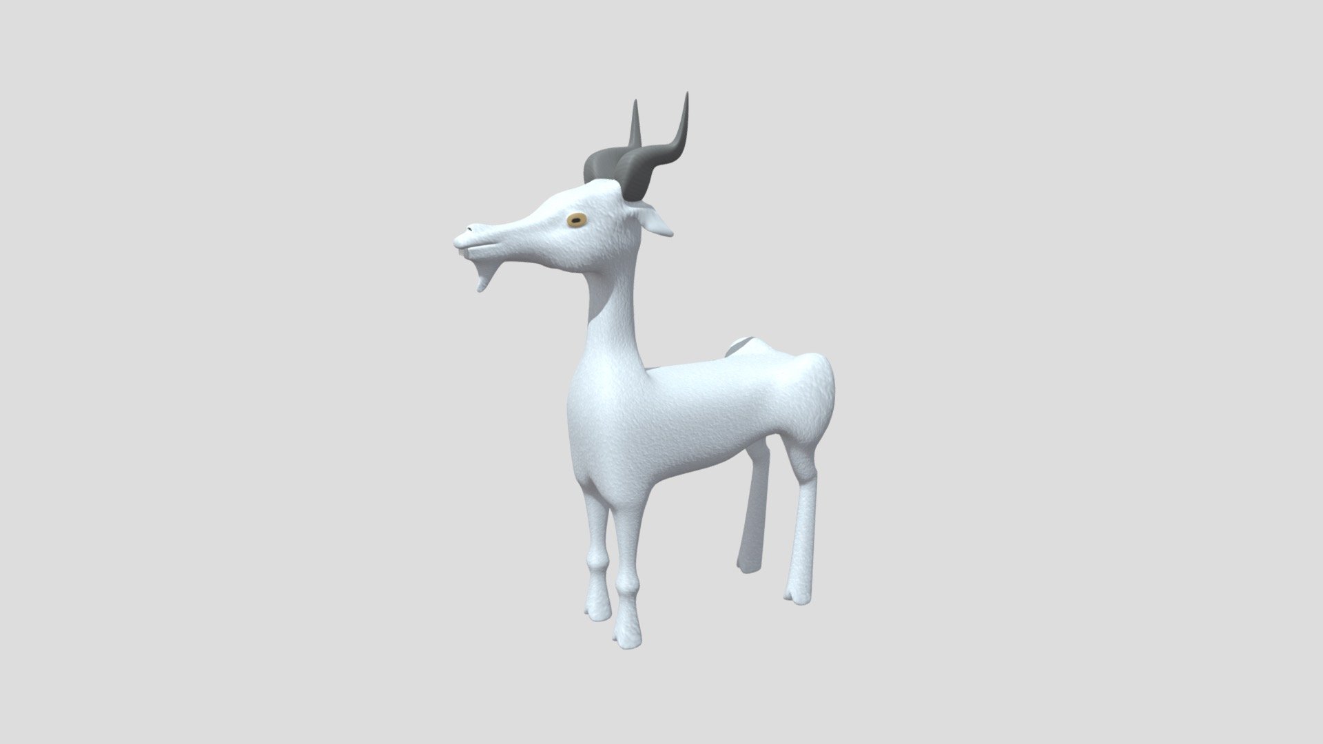 Goat - Buy Royalty Free 3D model by Ed+ (@EDplus) [88e76d2] - Sketchfab ...