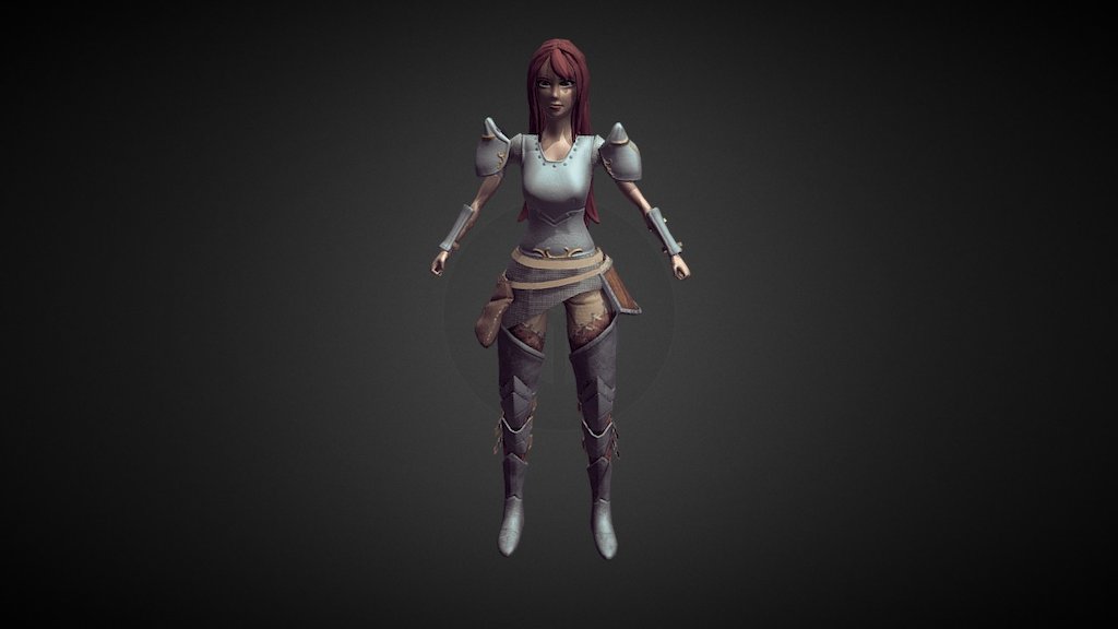 Main Character - Personal Project. - 3D model by nyoldeeth [88e8983 ...