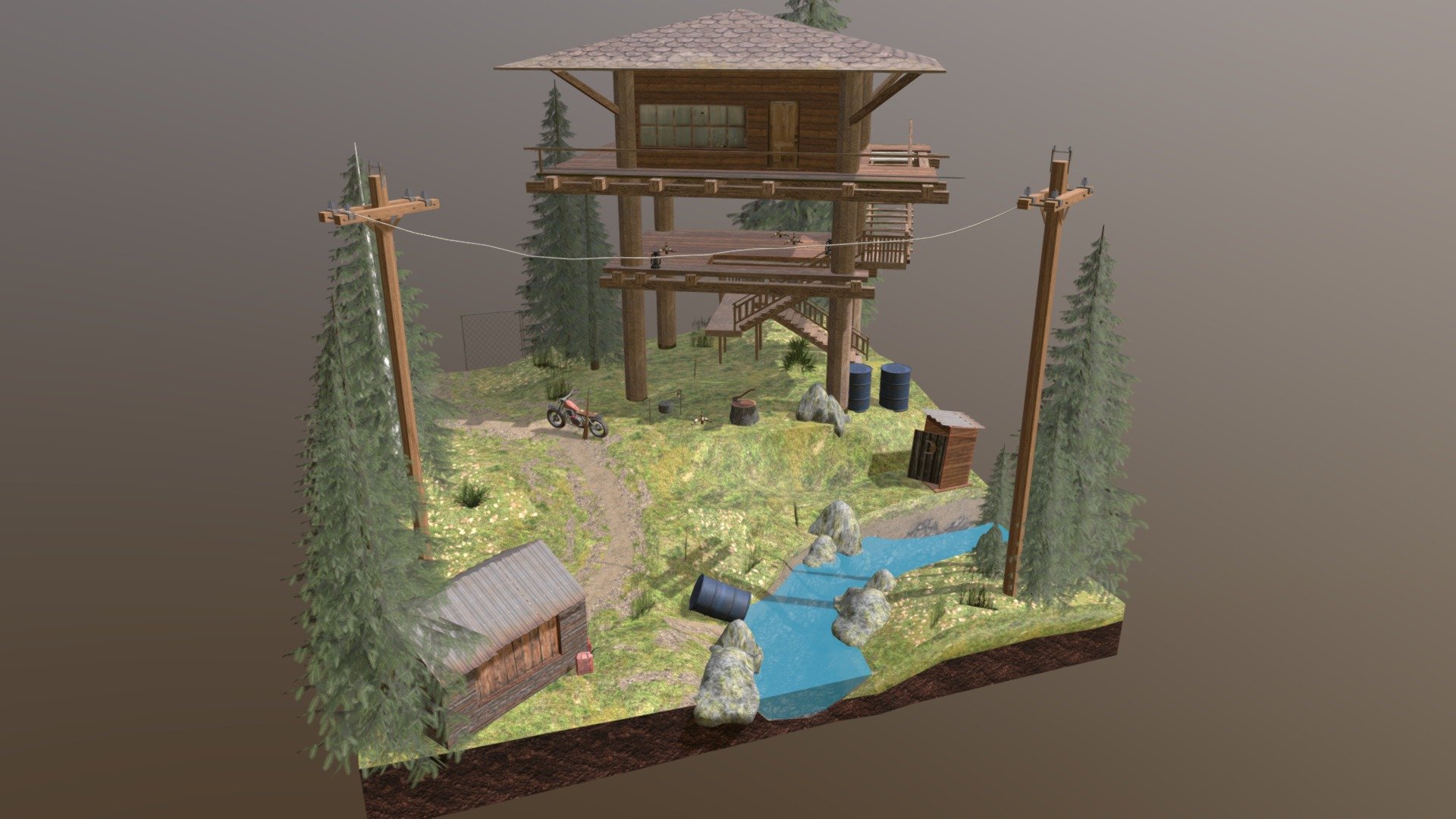 DIORAMA - 3D model by ElianDavid [88e8a7a] - Sketchfab