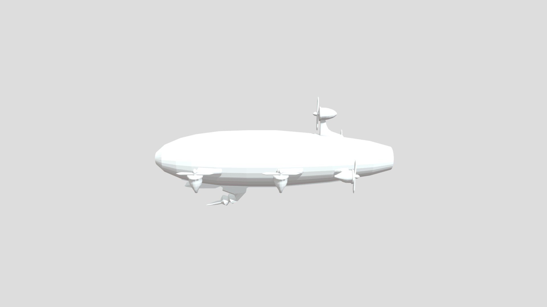Blimp - Download Free 3D model by SlinkyCarp [88e9118] - Sketchfab