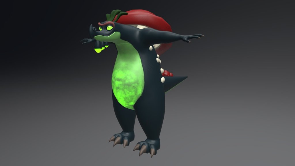 Mushroom Beast - 3D model by Gabriel Baltodano (@gwbalto) [88e9bae ...
