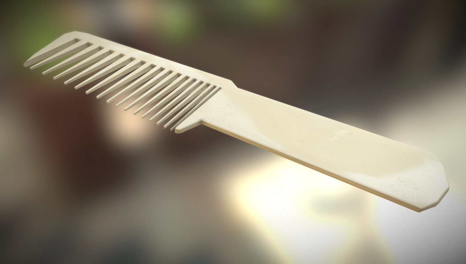Barbershop Comb - 3D model by Jessica (@perfectlypsycho) [88eb1c2 ...