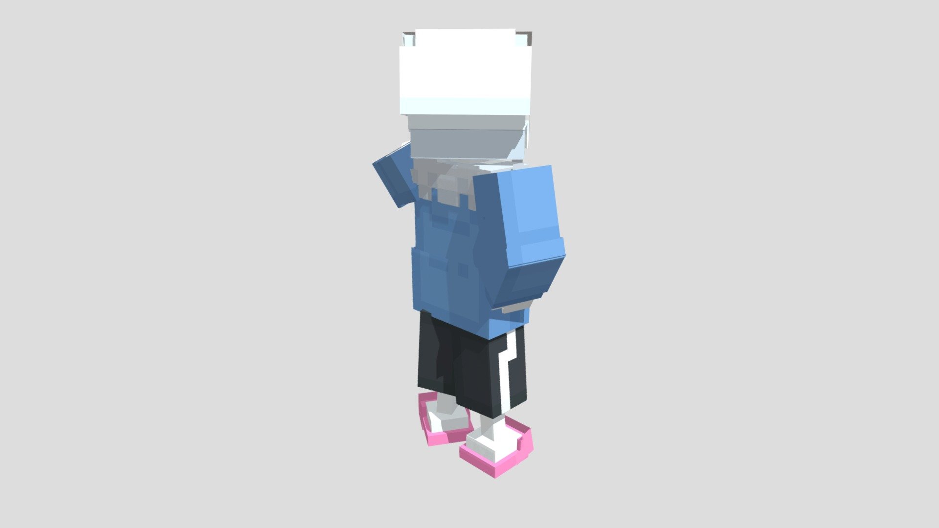 Minecraft sans - 3D model by minglee123413 [88eb4f7] - Sketchfab