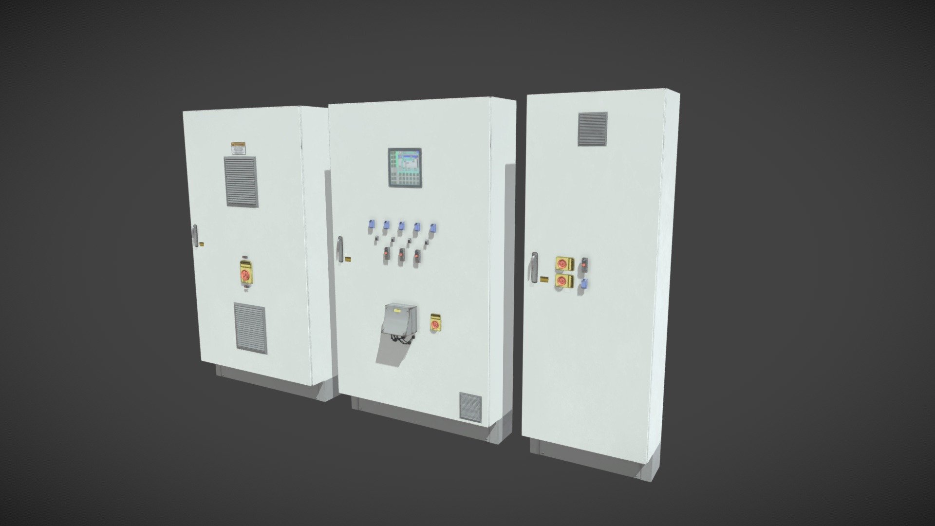 Electric Boxes - Buy Royalty Free 3D model by Adrian Kulawik ...