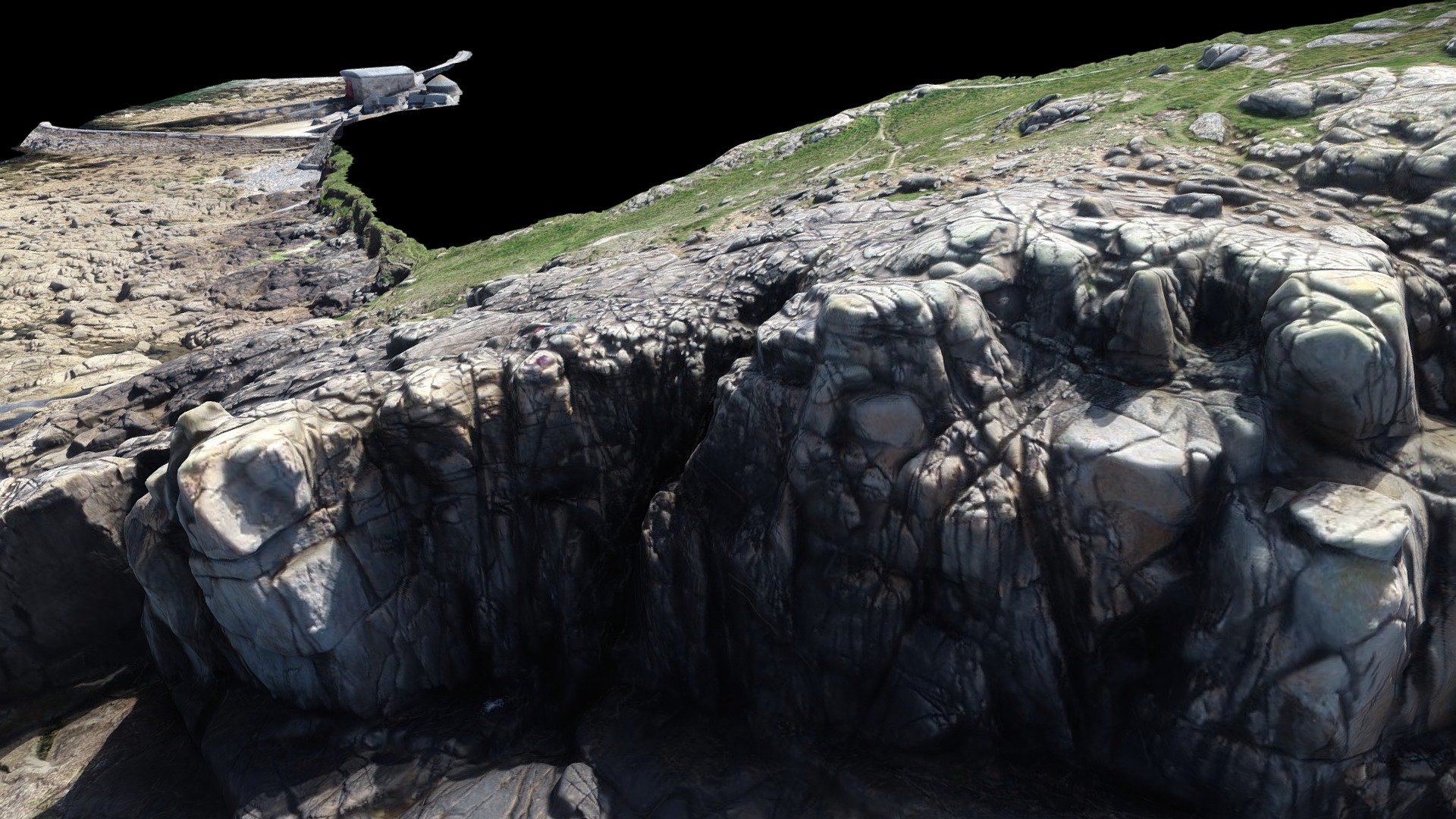 Sennan Cove, Cornwall - 3D model by e.RocK [88ecffa] - Sketchfab
