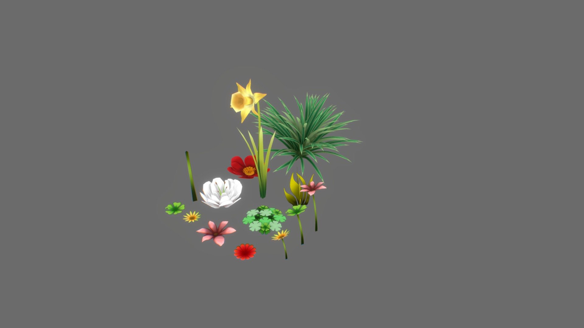 Flower Example - 3D model by fwdaveb [88ede63] - Sketchfab